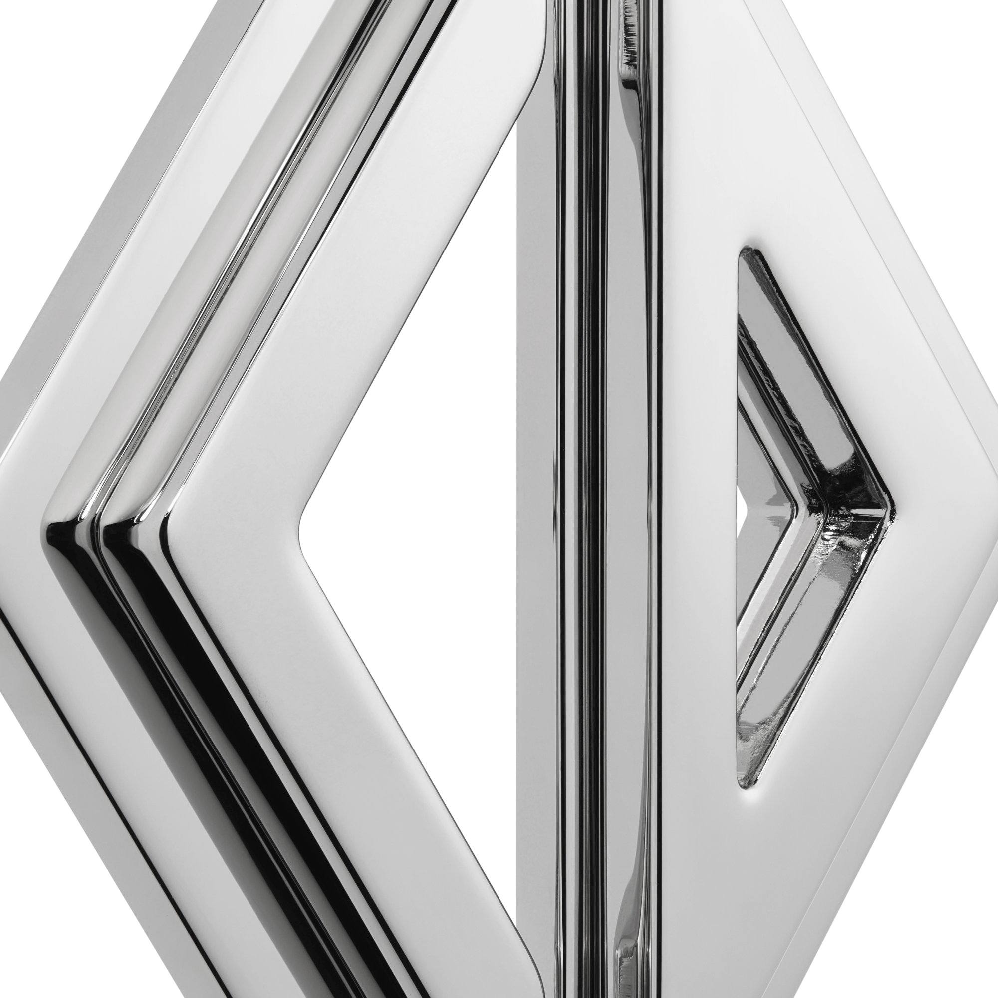 CD Diamond Belt Buckle Palladium-Finish Brass, 40 MM | DIOR