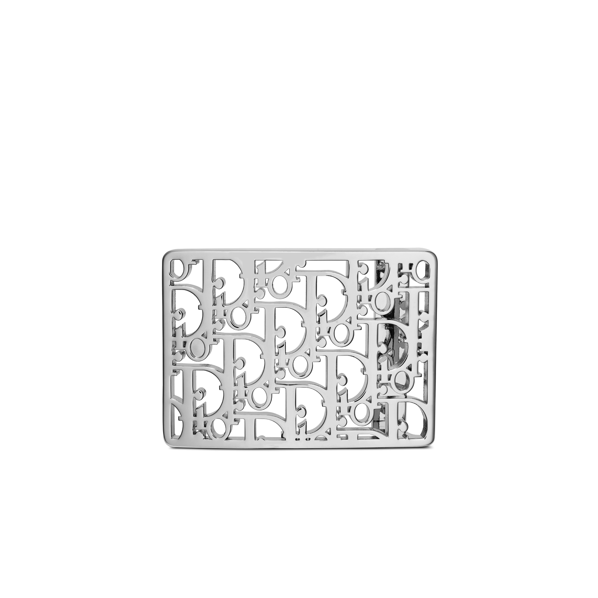 Fivela de cinto Dior Oblique Cosmo Metal com acabamento em paládio, 40 ...