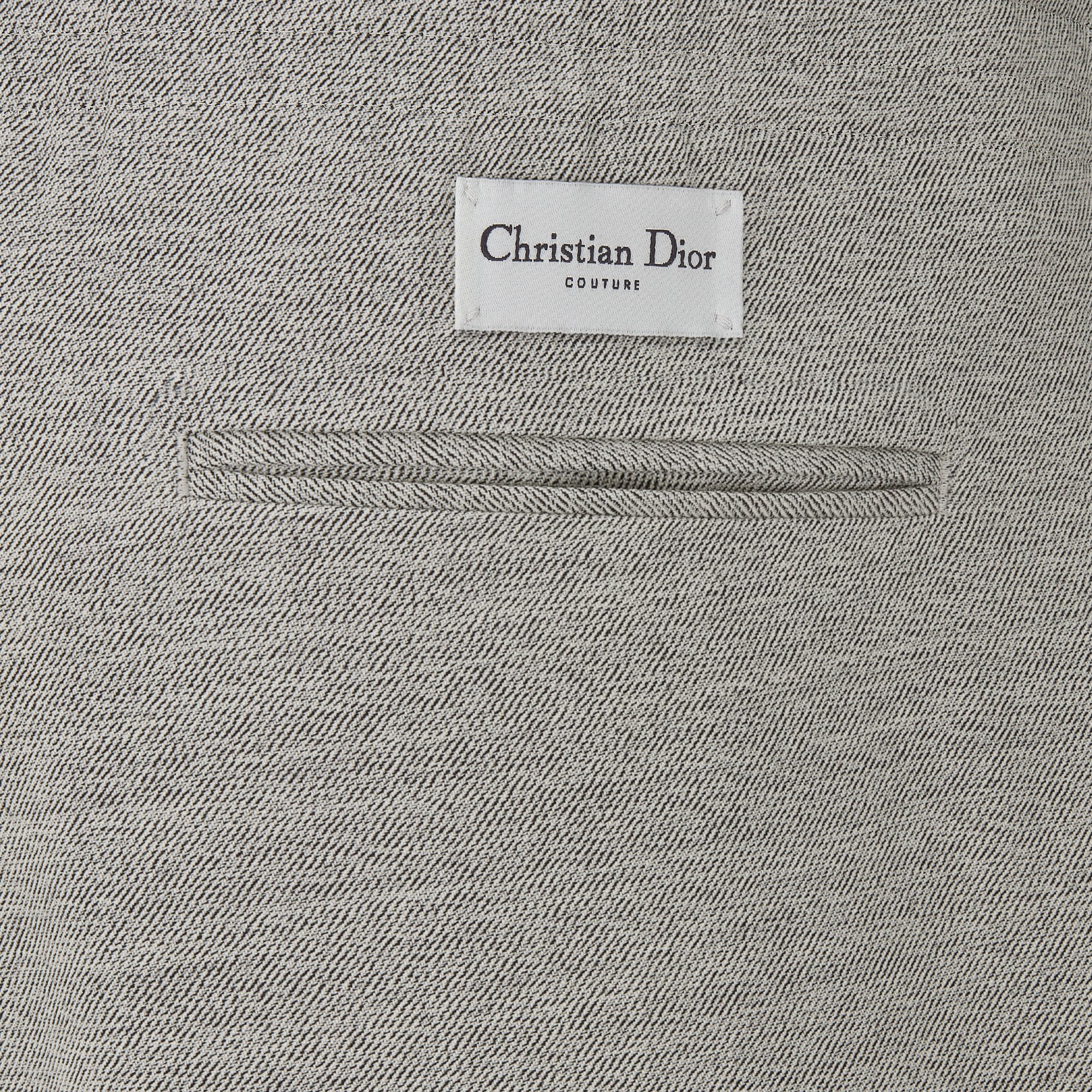 Chique joggingbroek met Christian Dior Couture-label Grijze ...