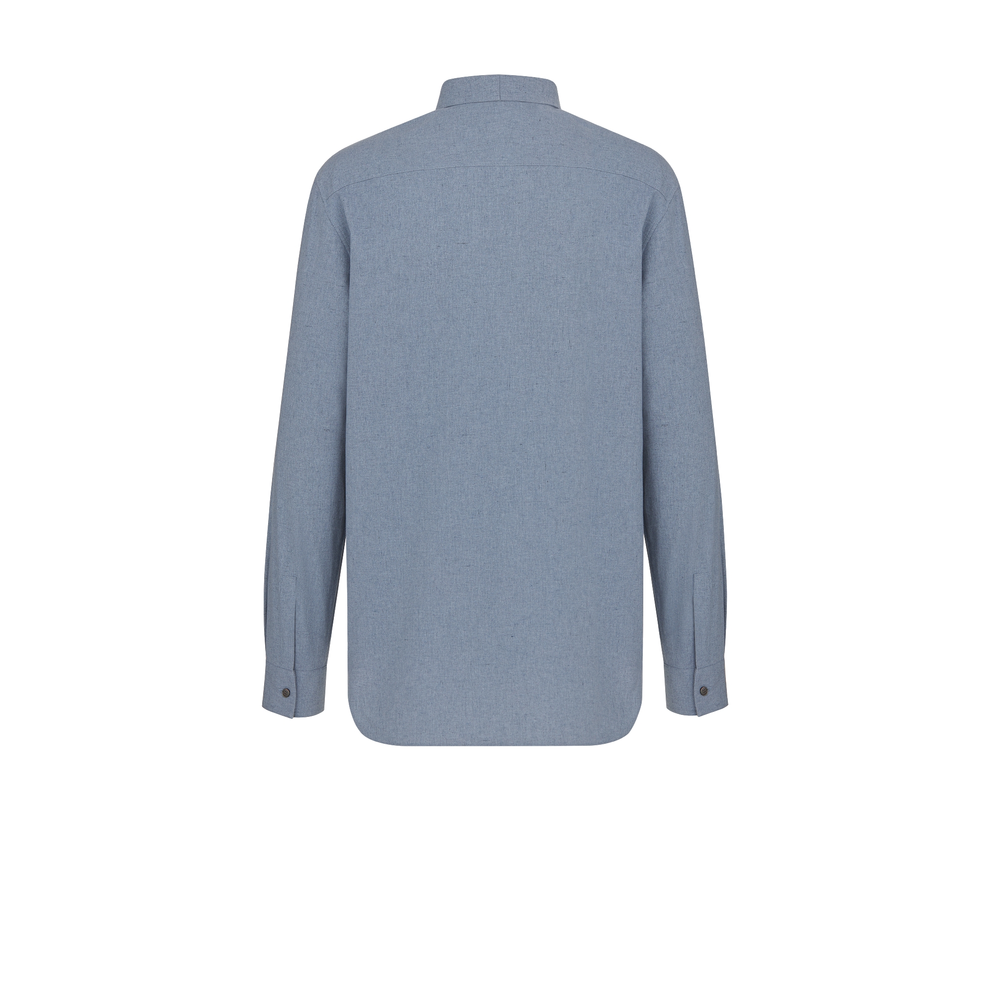 Dior Charm Shirt Blue Cotton Chambray | DIOR