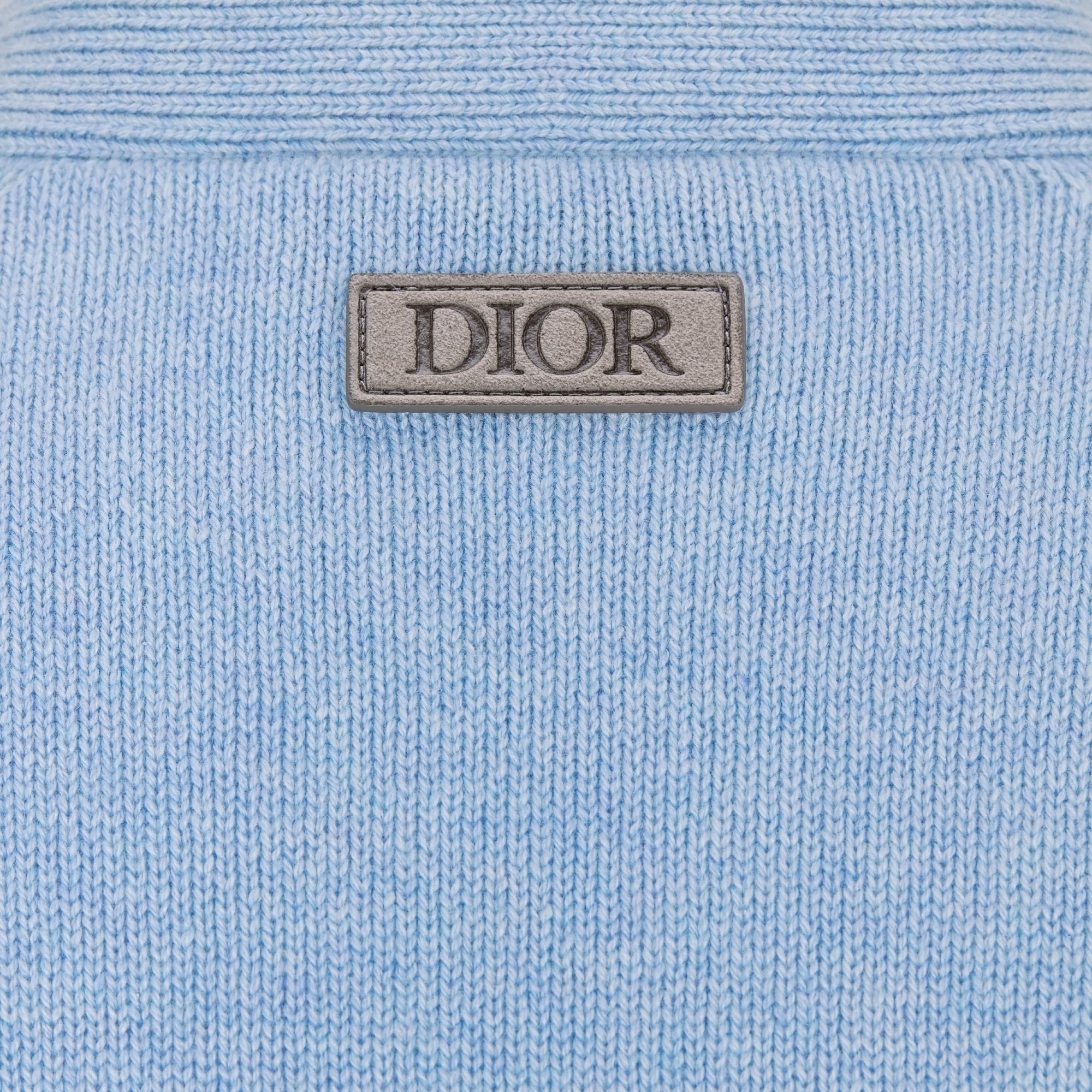 Dior Icons Sweater Vest Blue Cashmere Jersey | DIOR