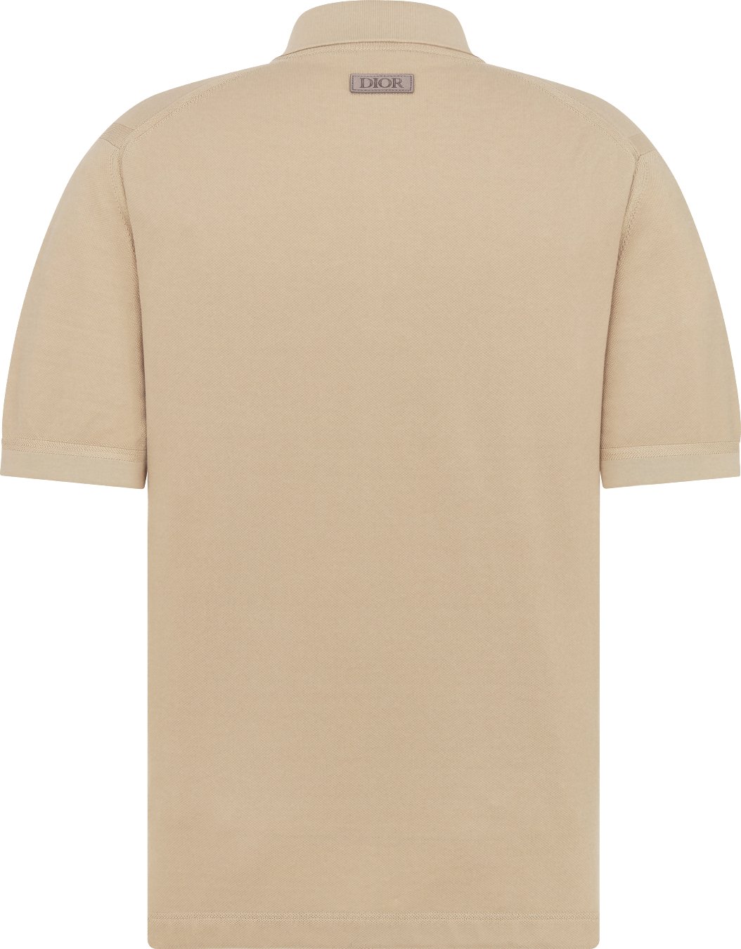 Dior Icons Polo Shirt Beige Cotton and Silk Piqué | DIOR