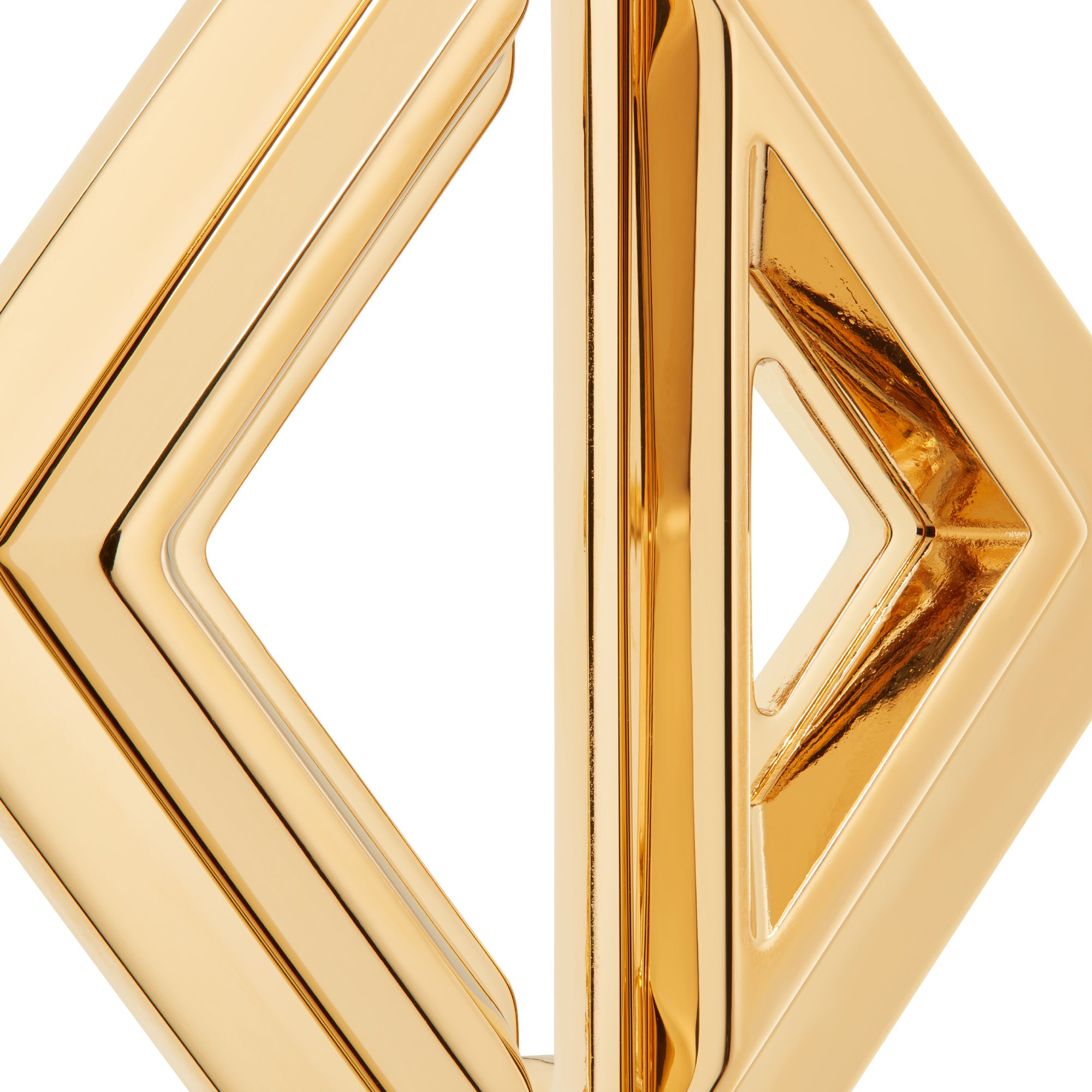 CD Diamond Belt Buckle Gold-Finish Brass, 40 MM | DIOR