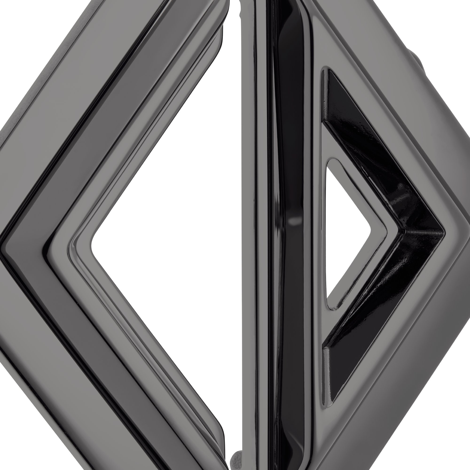 CD Diamond Belt Buckle Ruthenium-Finish Brass, 40 MM | DIOR