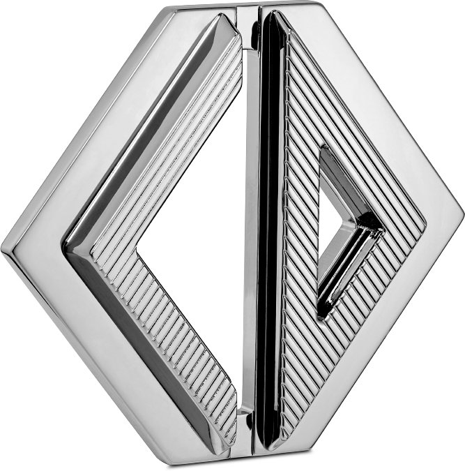 CD Diamond Belt Buckle Palladium-Finish Brass, 40 MM | DIOR