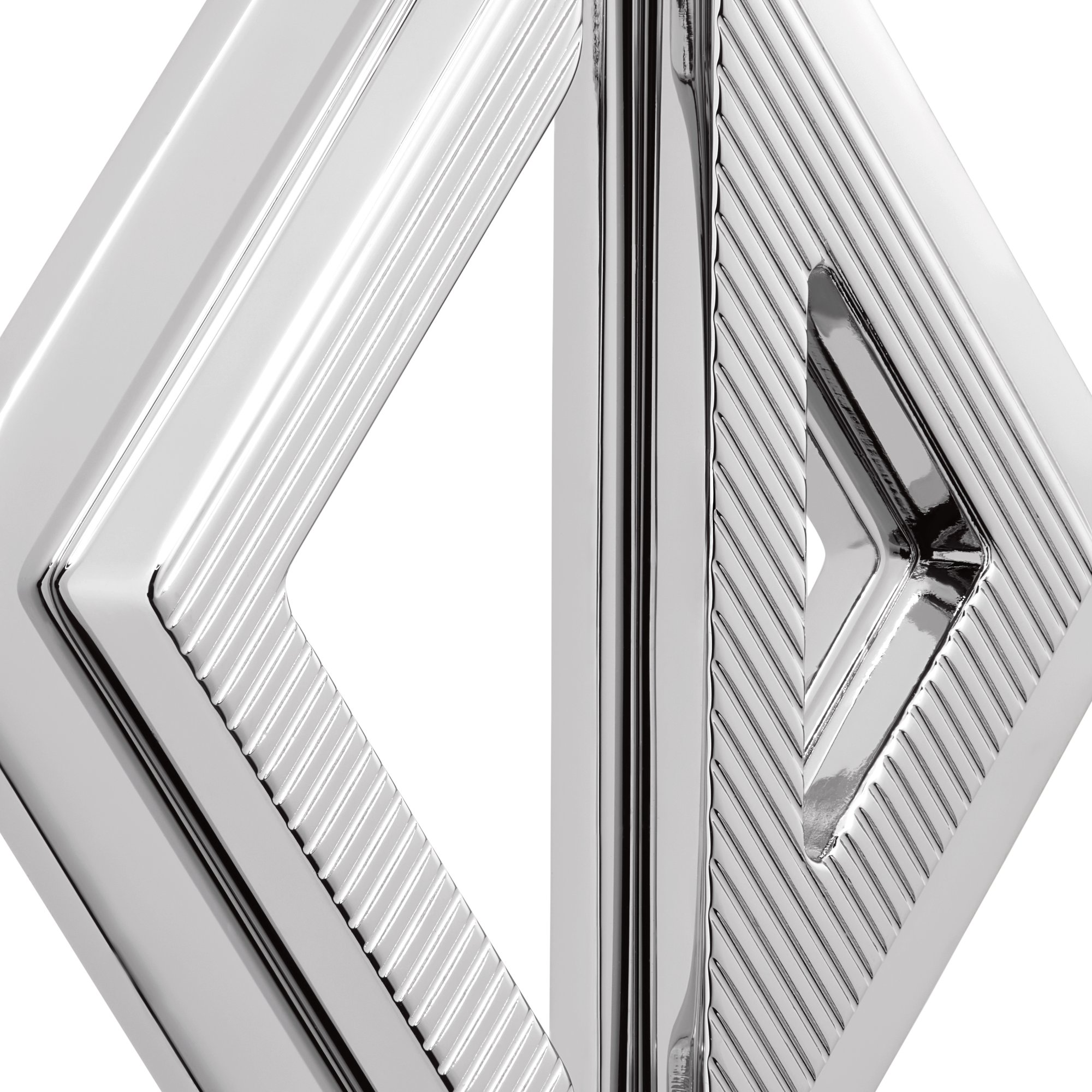 CD Diamond Belt Buckle Palladium-Finish Brass, 40 MM | DIOR