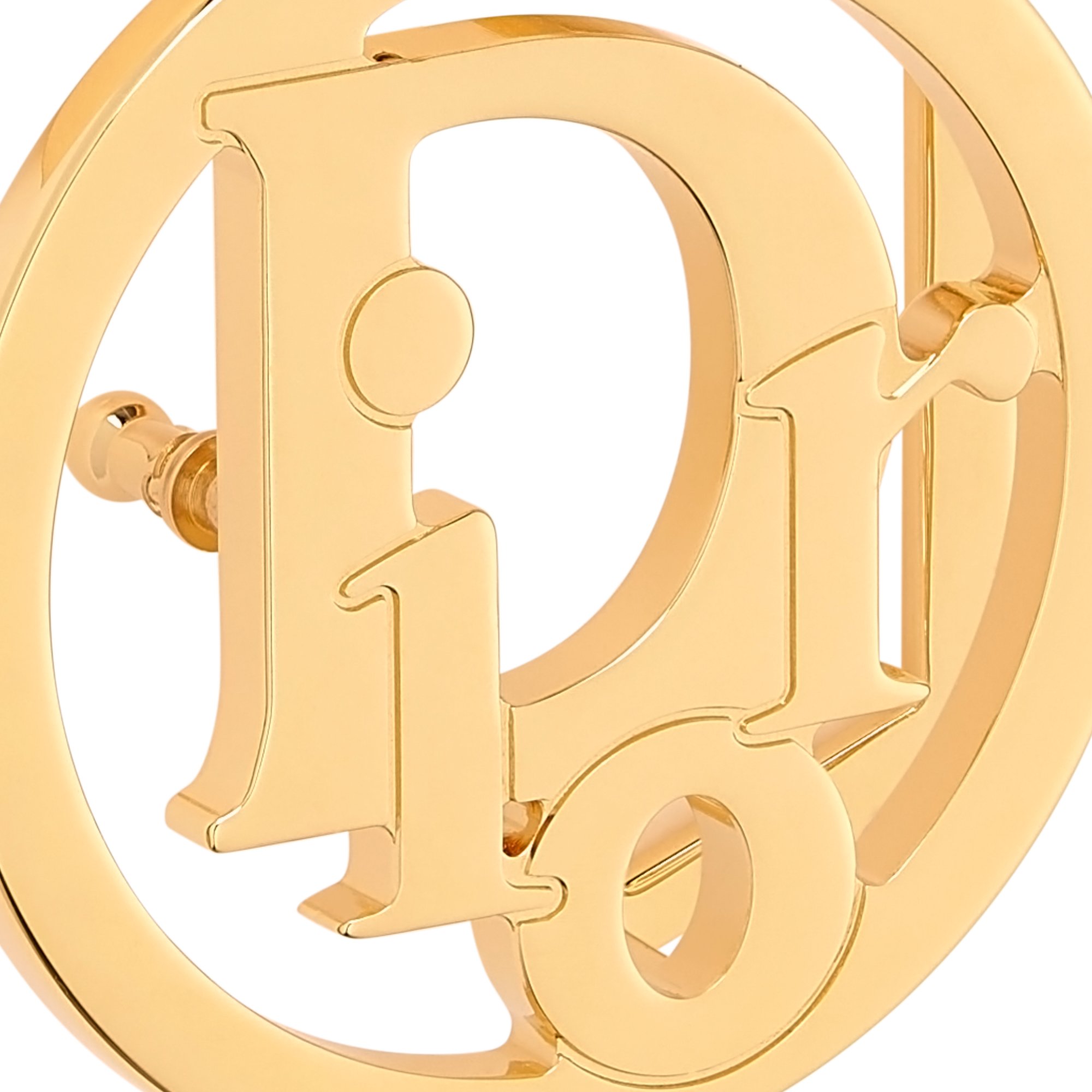 Gesp met Dior Oblique-kenmerk Messing met goudkleurige afwerking, 35 mm ...