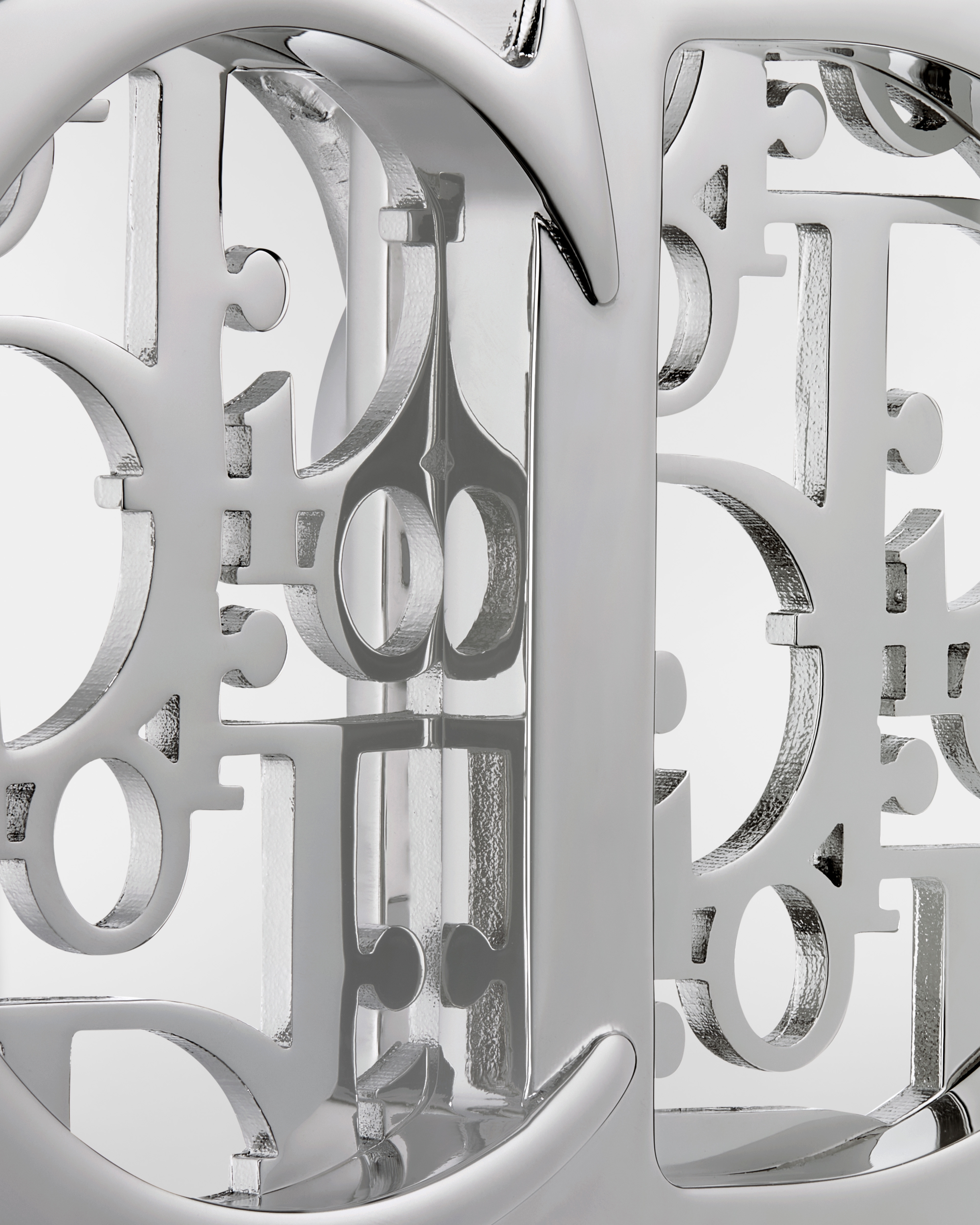 CD Icon Dior Oblique Cosmo Belt Buckle Palladium-Finish Brass, 35 MM | DIOR