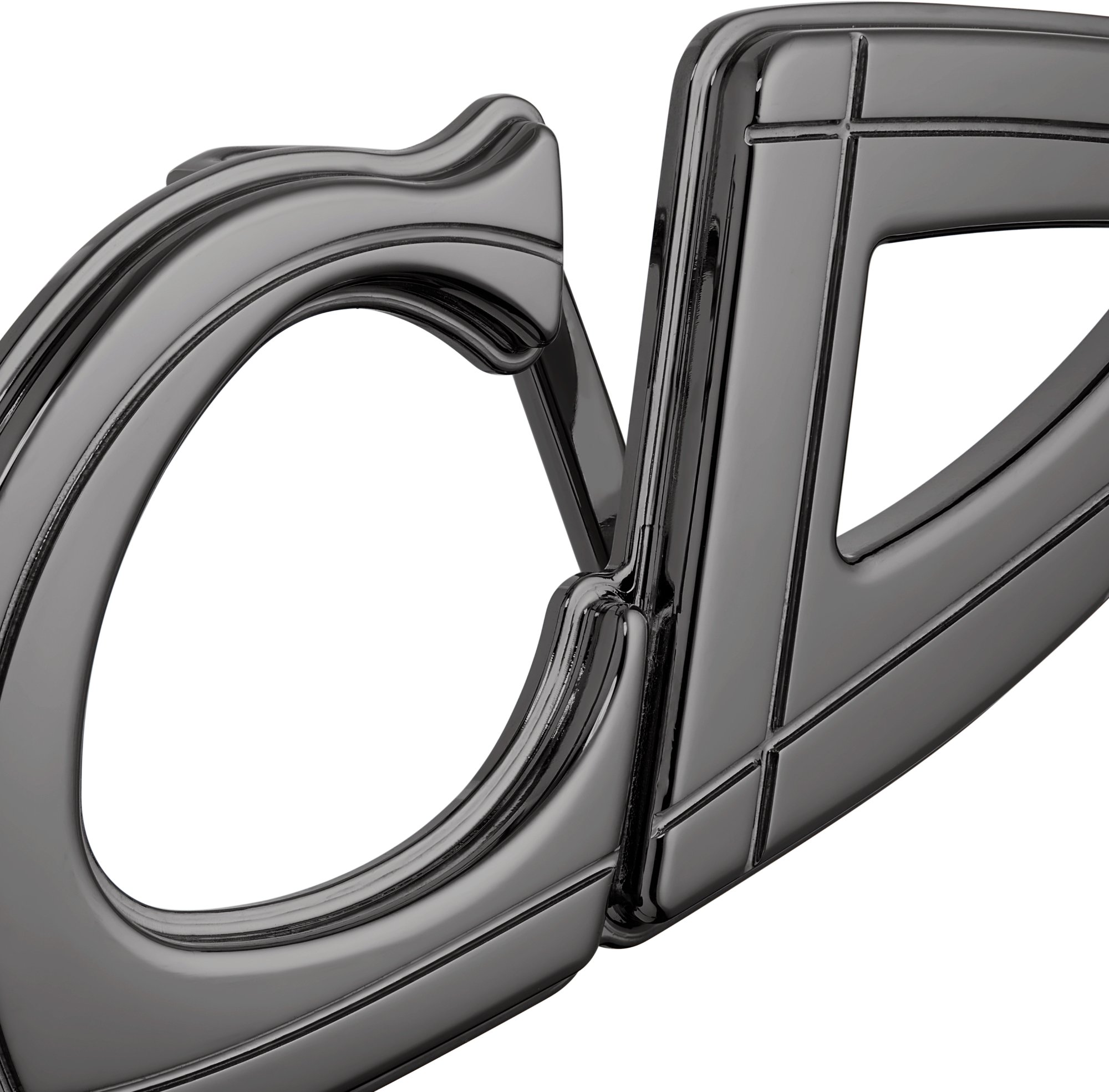 Fivela de cinto CD30 Metal com acabamento em rutênio, 35 mm | DIOR