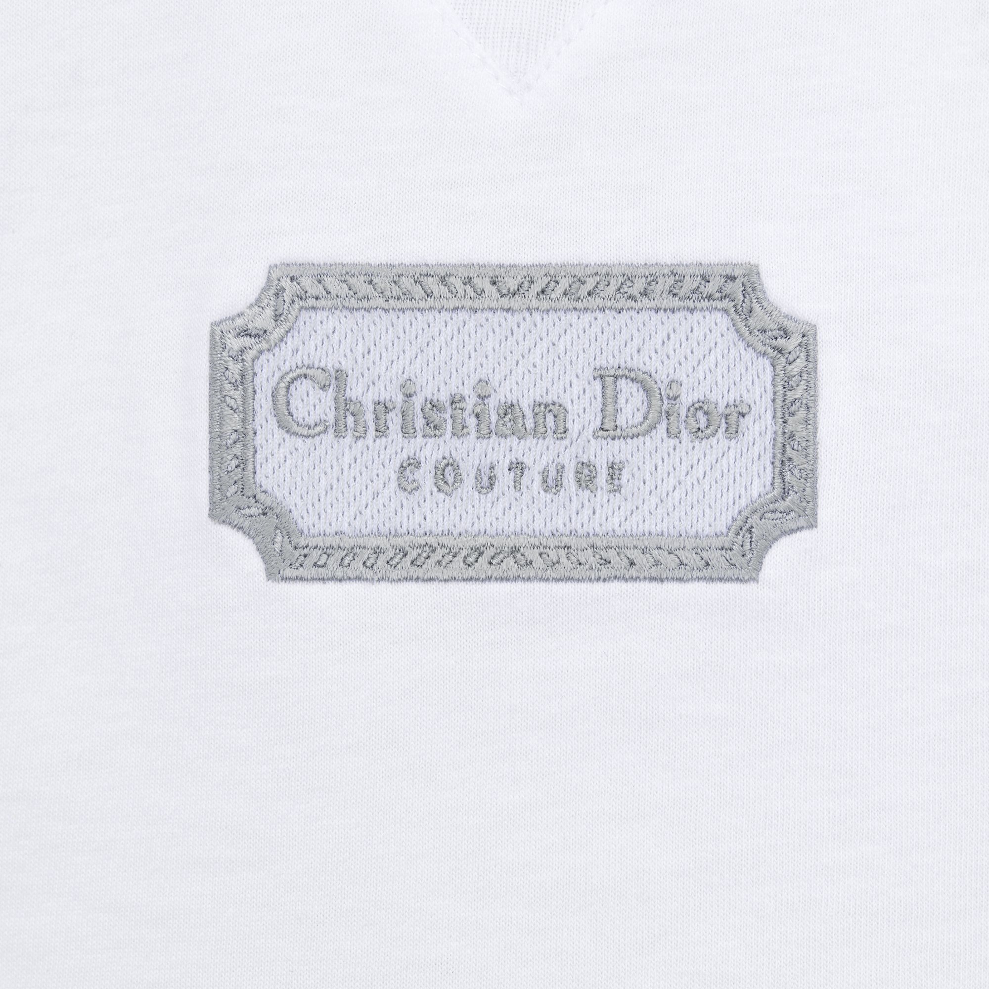 Baby Christian Dior Couture T-Shirt White Cotton Jersey | DIOR
