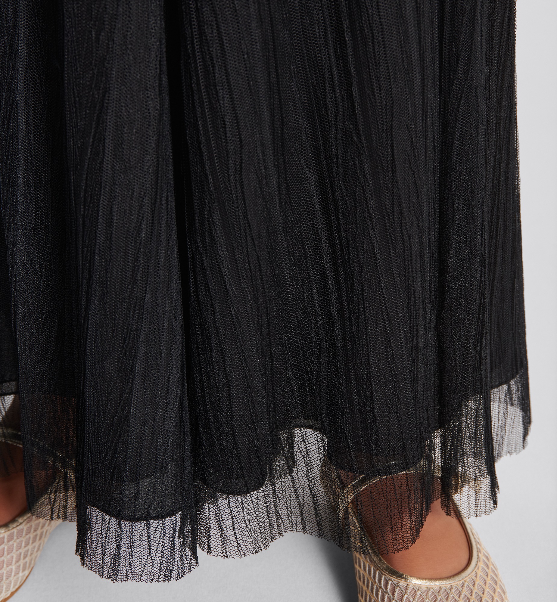 Wide-Leg Pants Black Tulle | DIOR