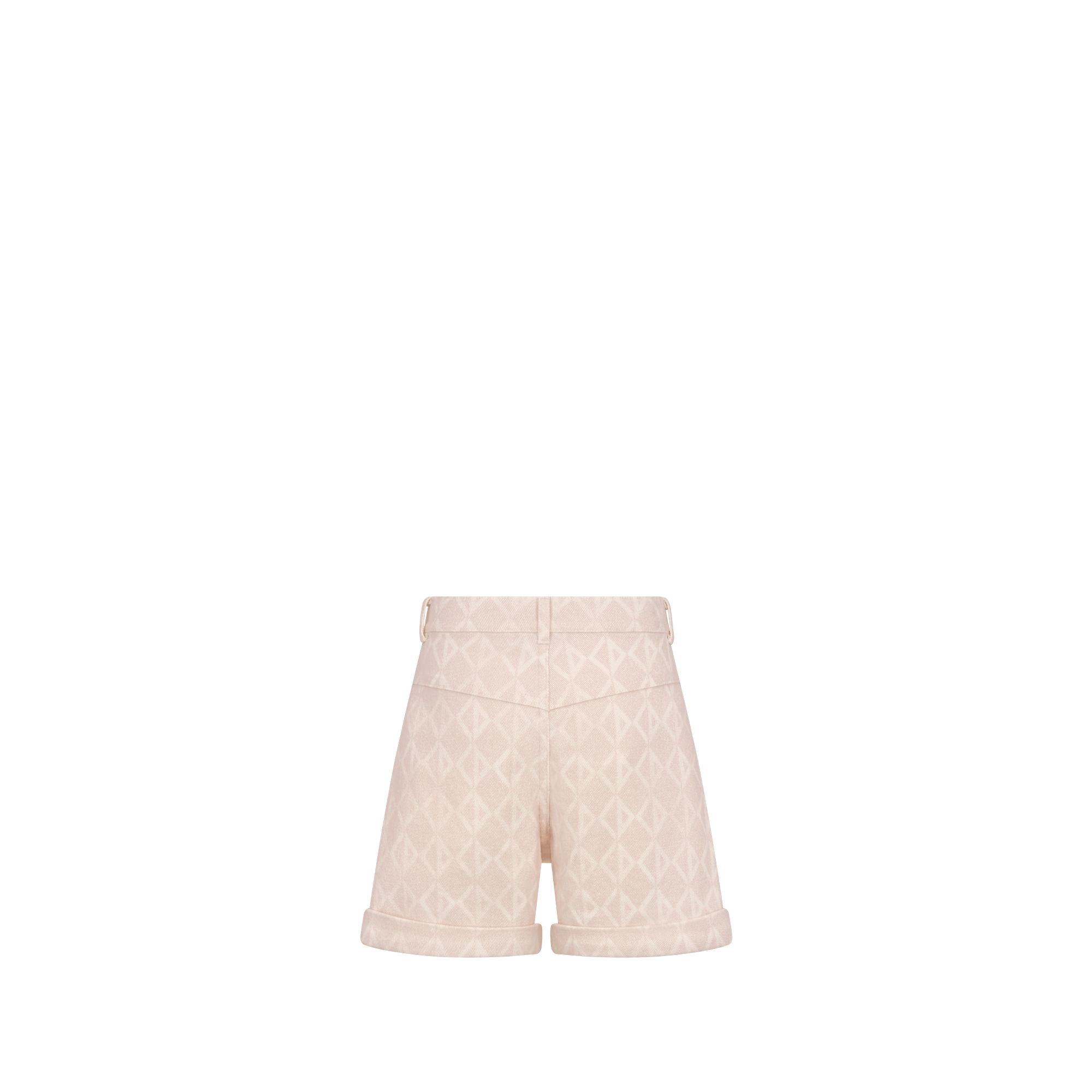 Kids' Shorts CD Diamond Pale Pink Cotton Gabardine | DIOR