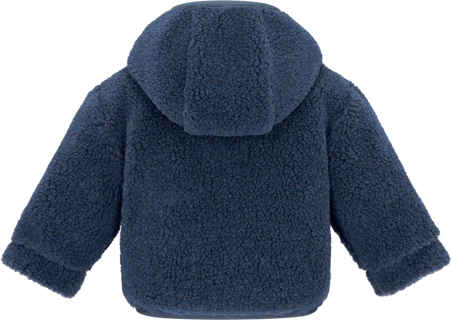 Baby Hooded Jacket Navy Blue Fleece-Effect Bouclé | DIOR