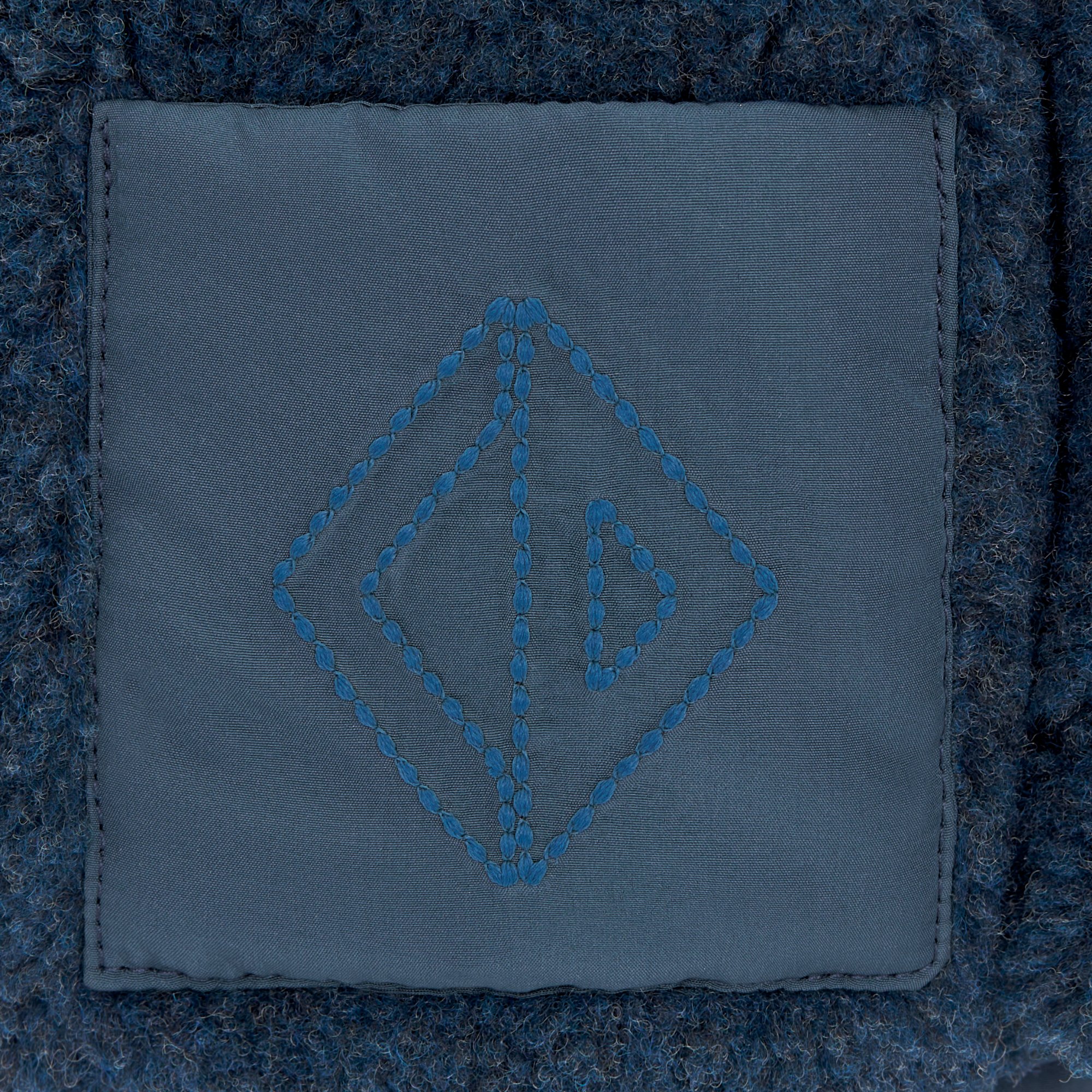 Baby Hooded Jacket Navy Blue Fleece-Effect Bouclé | DIOR