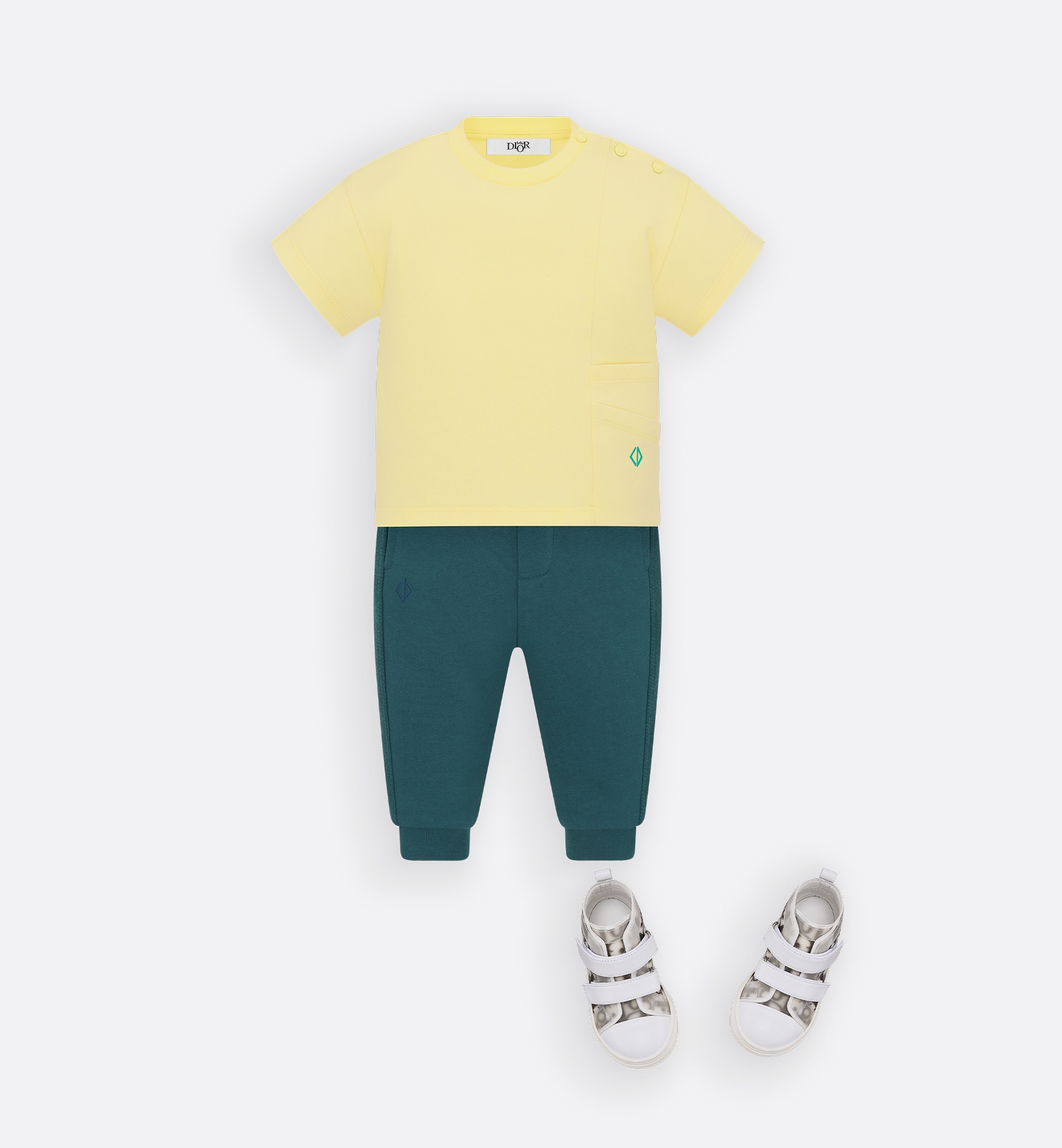 Camiseta para bebé Punto de algodón amarillo | DIOR