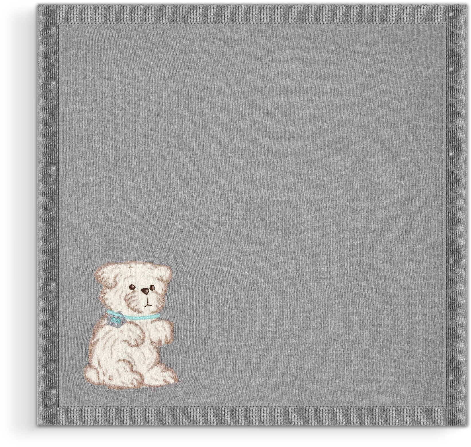 Baby Bobby Long-Sleeved Onesie Celadon Cotton Jersey | DIOR