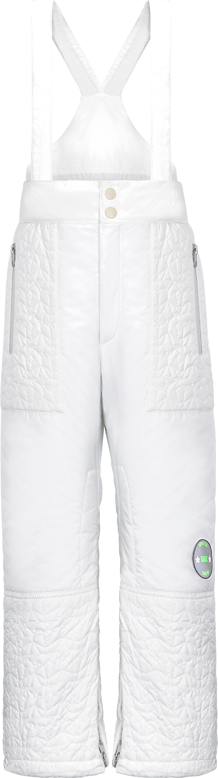 Ski-Latzhose für Kinder Wasserabweisender Funktionsstoff in Elfenbein ...