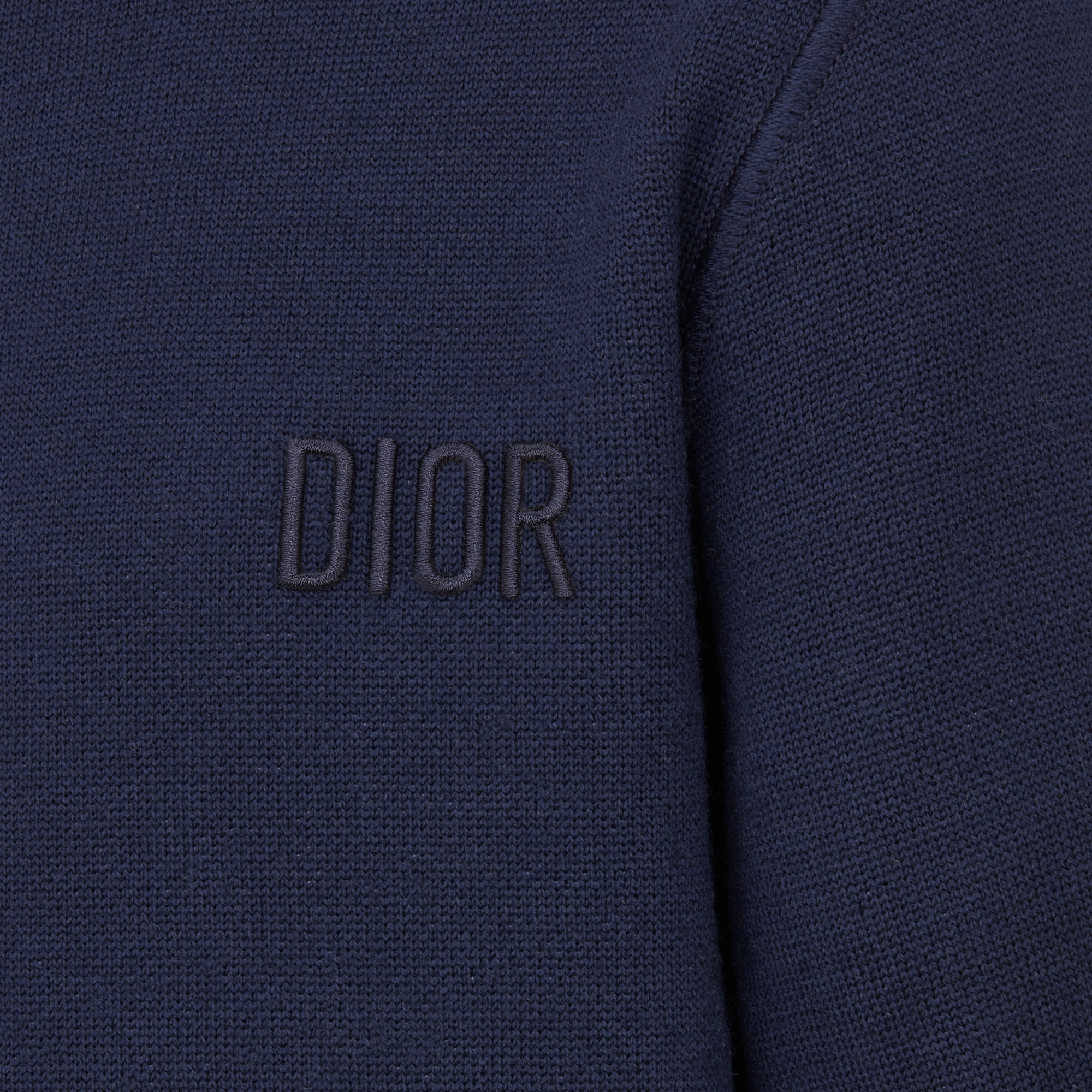 Kids' Reversible A-Line Dress Navy Blue Wool Knit with Ivory and Blue ...