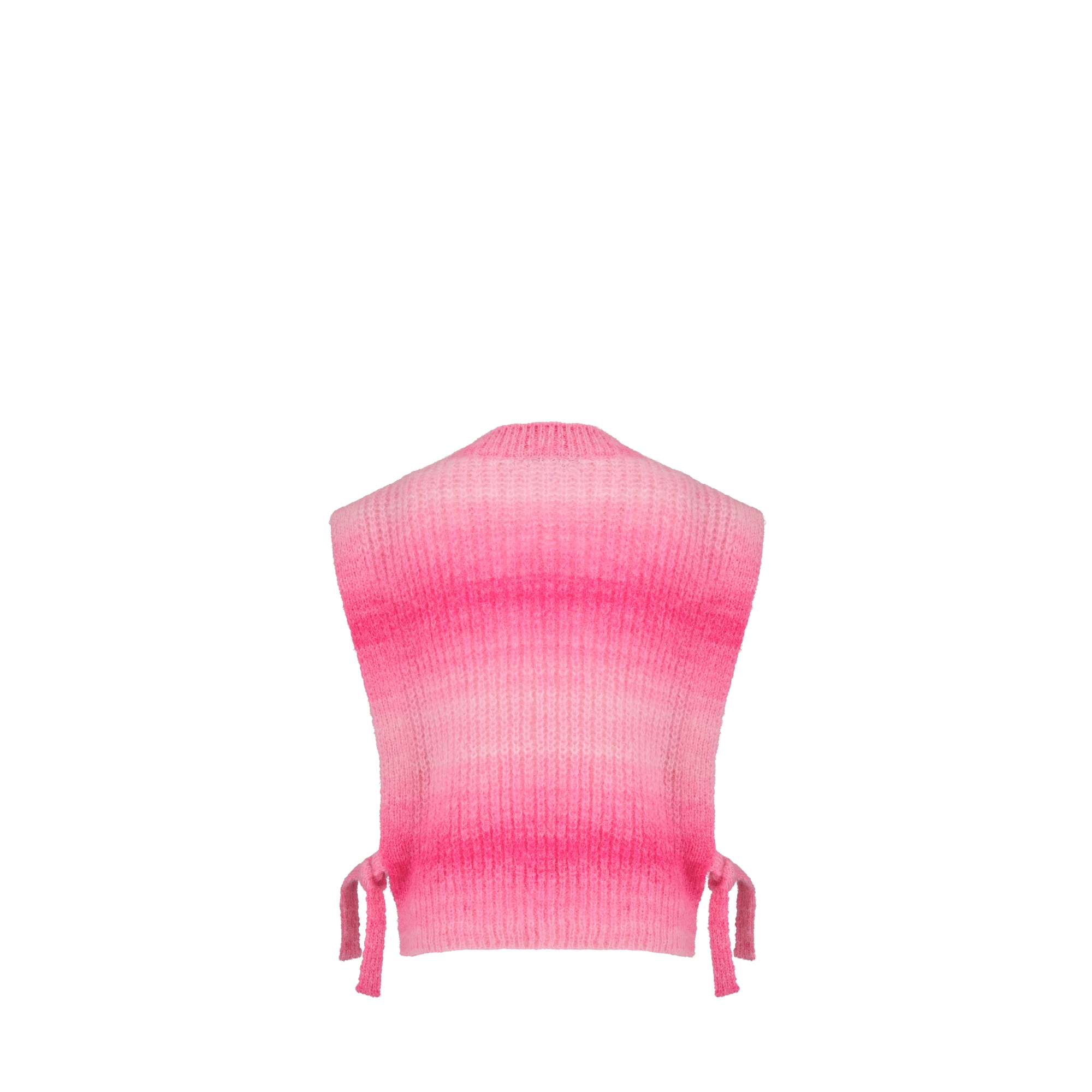 Kids' Sweater Vest Gradient Pink Mohair and Alpaca Blend Knit | DIOR