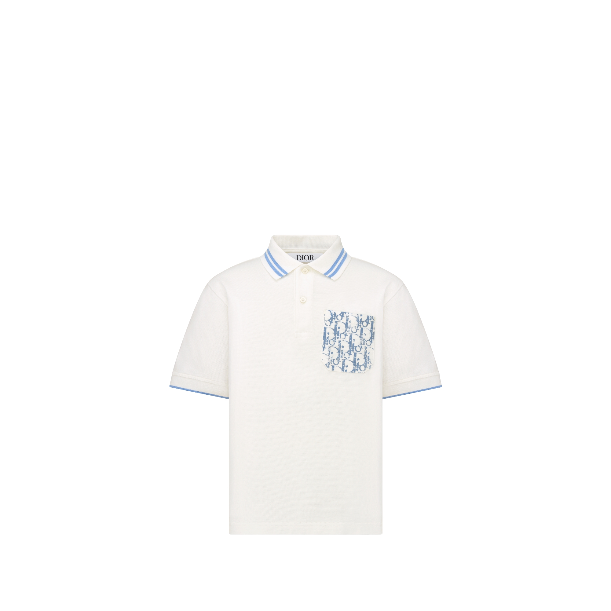 Kids' Polo Shirt Ivory Cotton Piqué | DIOR
