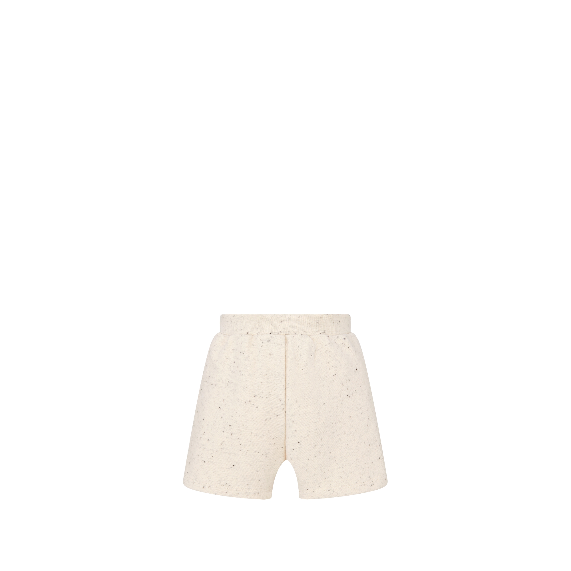 Baby Track Shorts Mottled Beige Cotton Fleece | DIOR