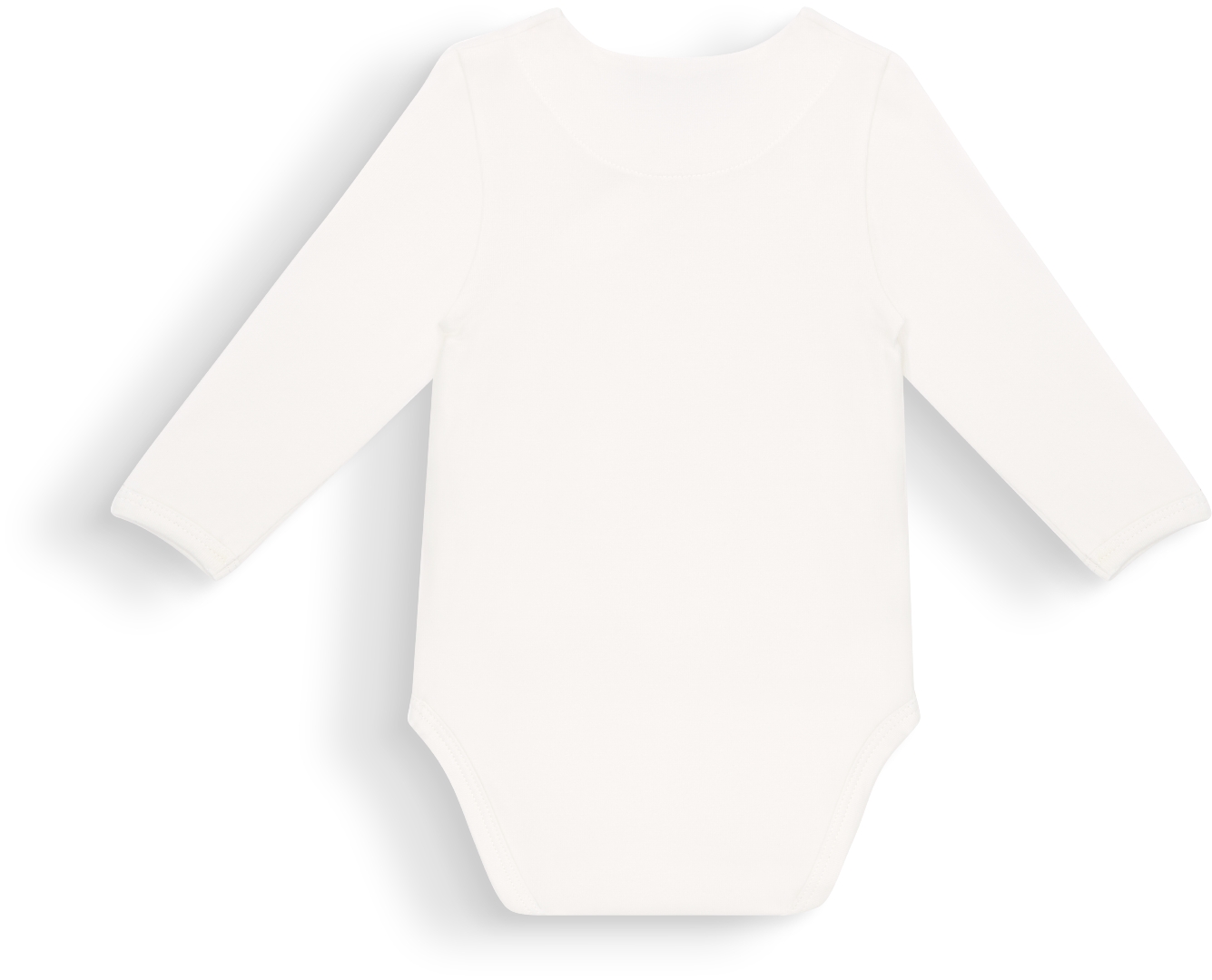 Gift Set with Three Long-Sleeved Bodysuits Ivory Cotton Jersey with Pink and Multicolor Seasonal ...