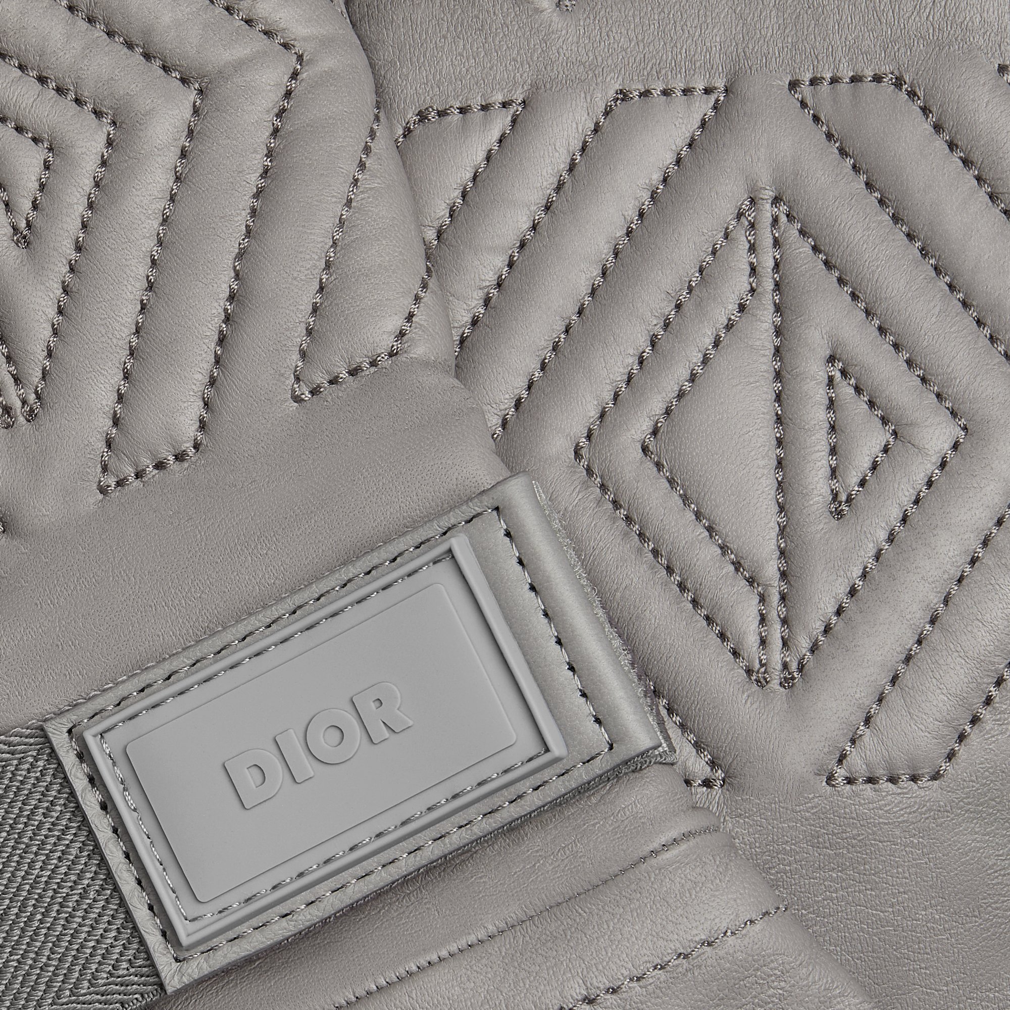 CD Diamond 장갑 Dior 그레이 스무스 양가죽 | DIOR