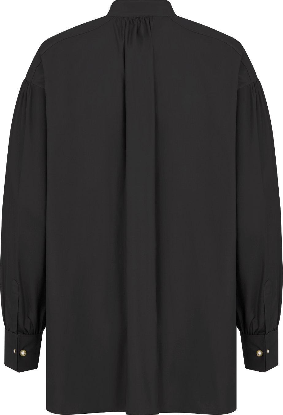 Long Blouse Black Cotton Poplin | DIOR