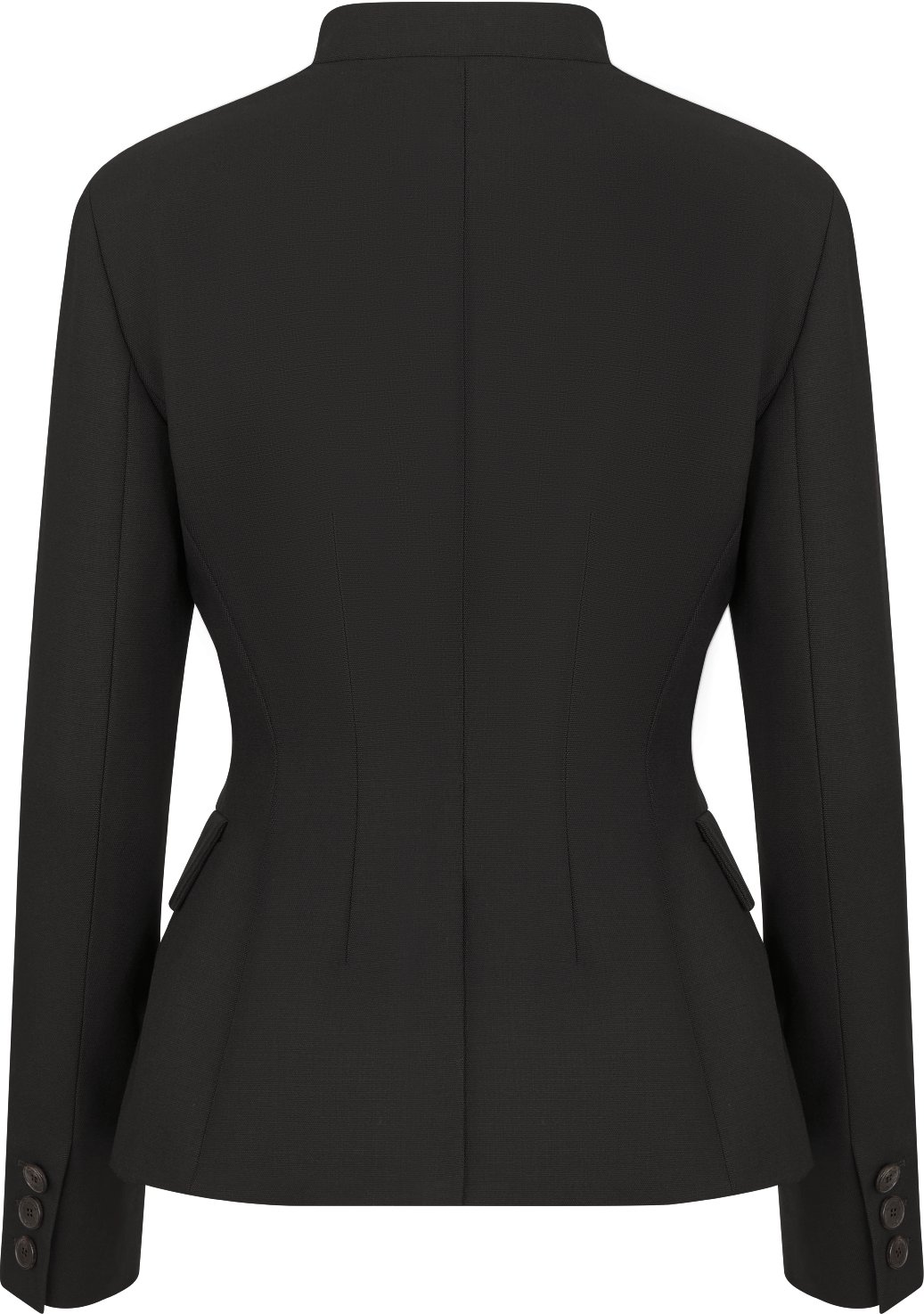 Giacca alla Brandeburgo aderente Lana e mohair neri | DIOR