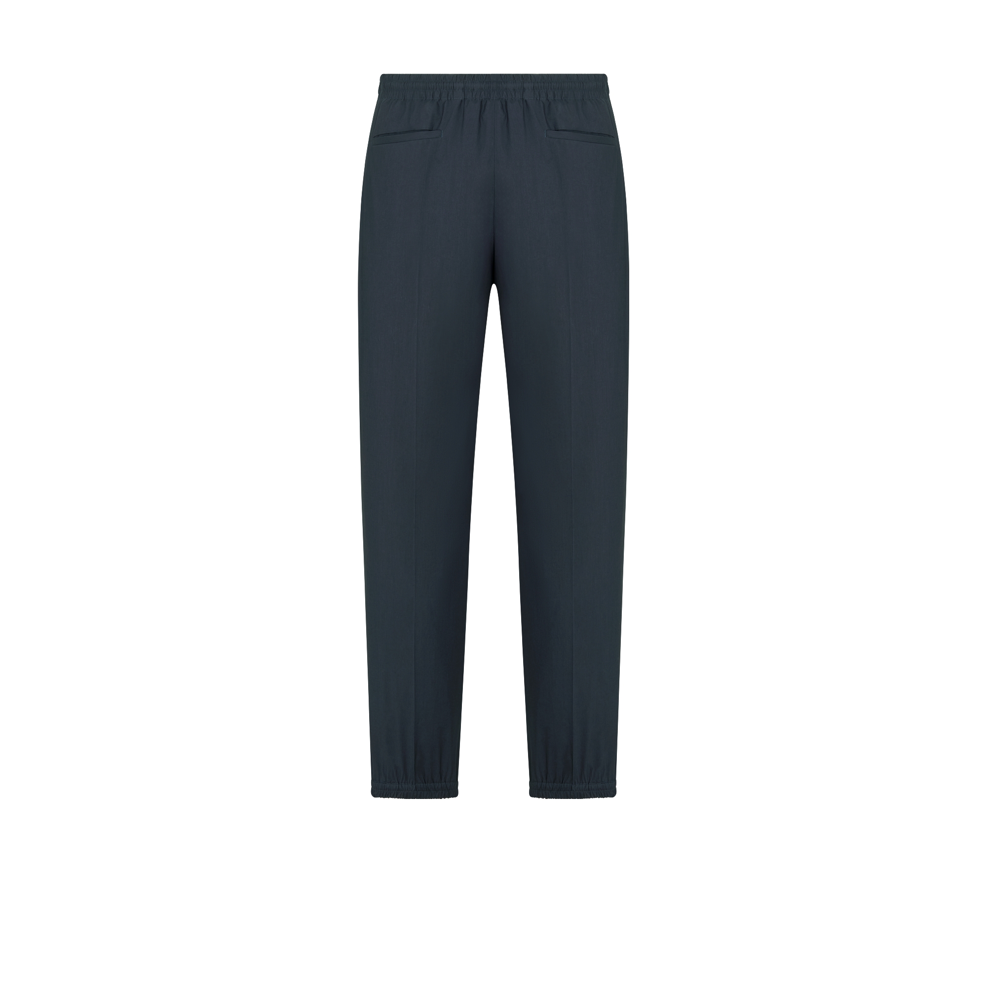 Tailored Track Pants with CD Icon Embroidery Blue Cotton | DIOR