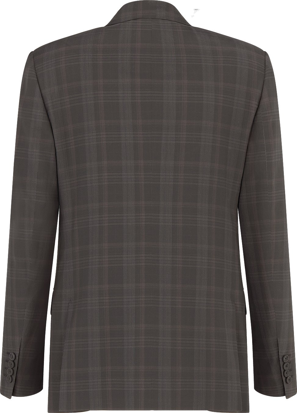 Classic Checkered Jacket Black Checkered Wool Blend | DIOR