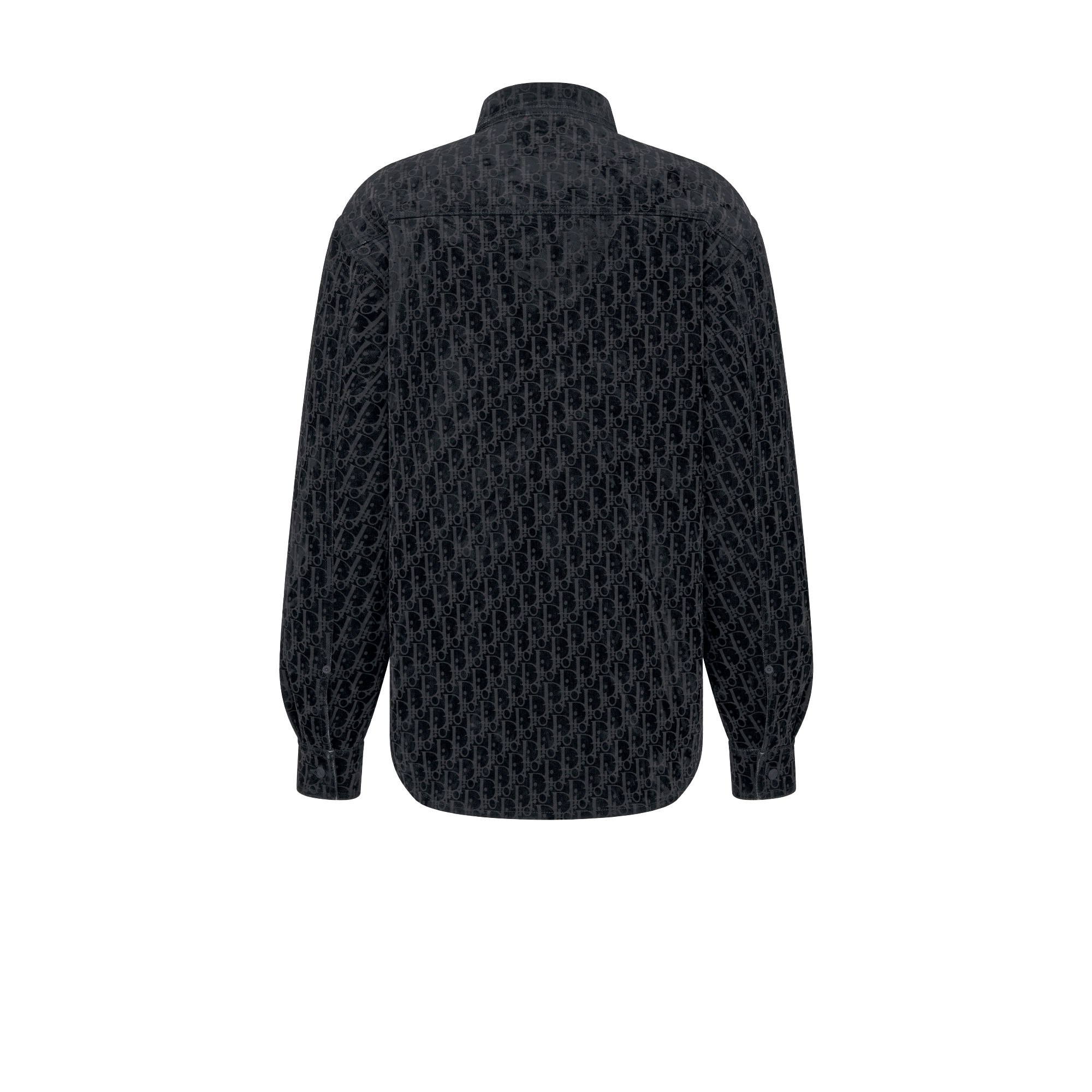 DIOR AND KAWS Overshirt Blue Cotton-Blend Denim | DIOR