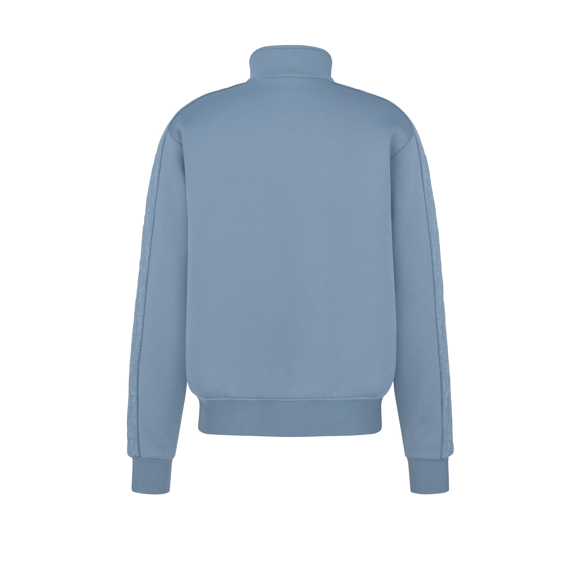 Dior Oblique Track Jacket Sky Blue Cotton-Blend Jersey | DIOR