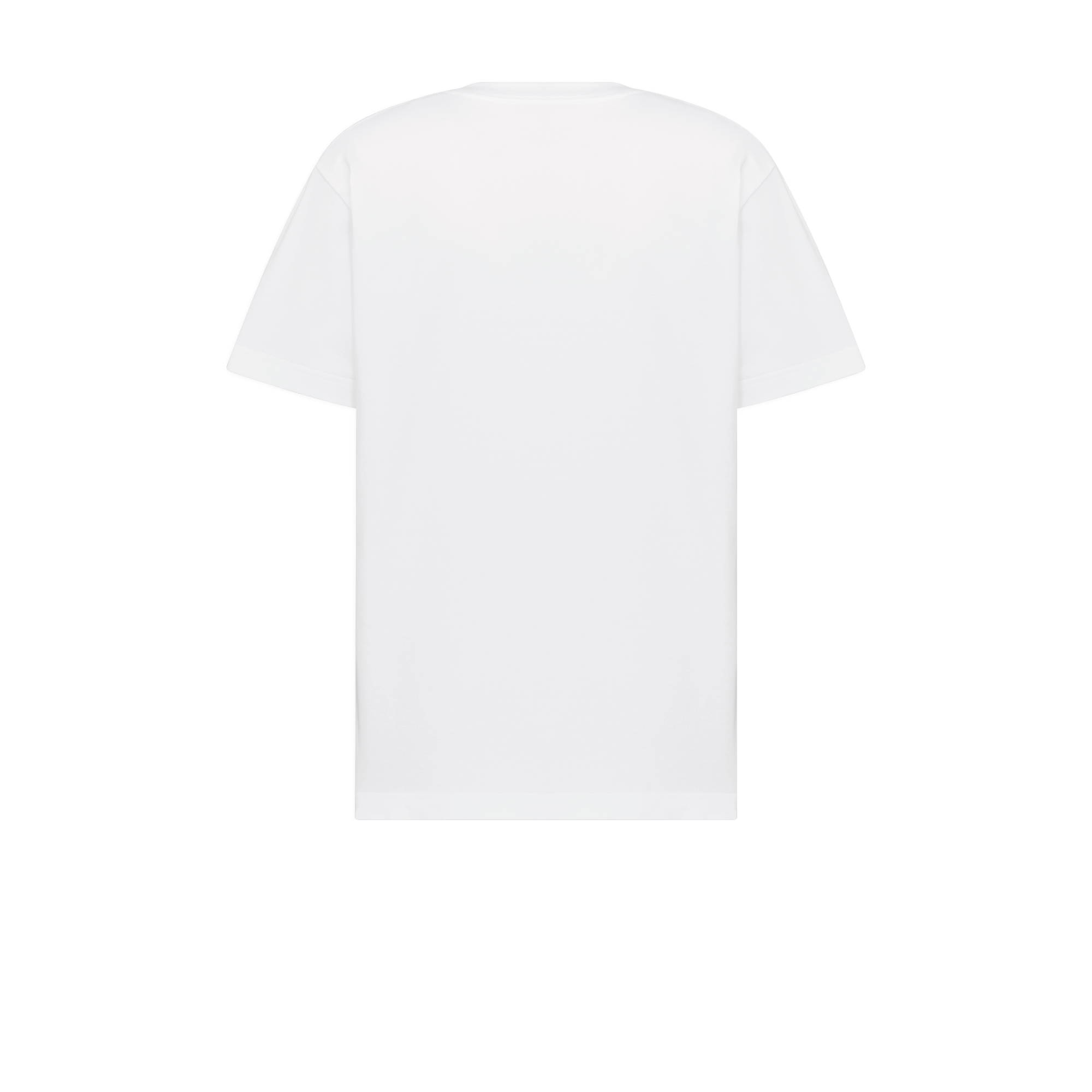 Dior Archives Labels 티셔츠, 캐주얼 핏 화이트 코튼 저지 | DIOR