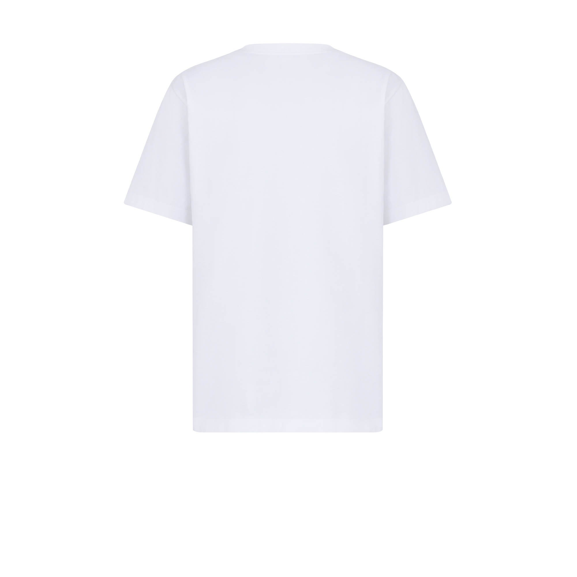 Dior Charm T-Shirt, Relaxed Fit White Cotton Jersey | DIOR