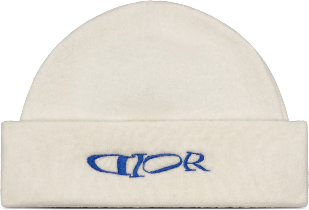 Bonnet DIOR AND LEWIS HAMILTON Maille de laine et cachemire mélangés ...