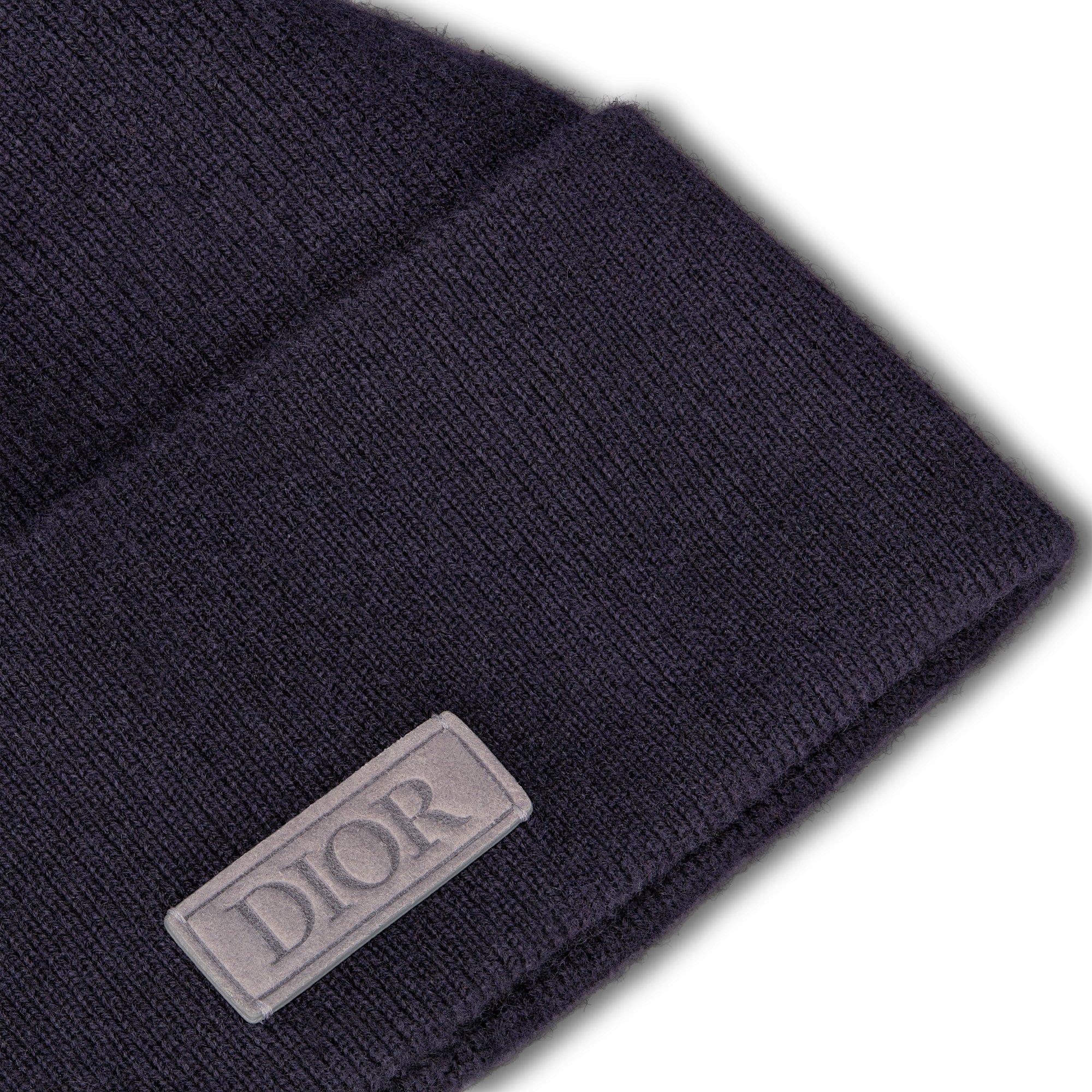 Bonnet Dior Icons Cachemire bleu marine | DIOR