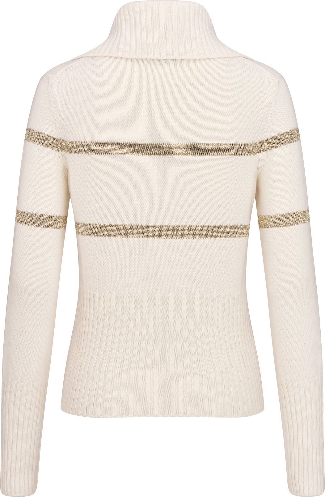 DiorAlps Mock Neck Sweater Ecru Blended Virgin Wool and Cashmere Knit ...