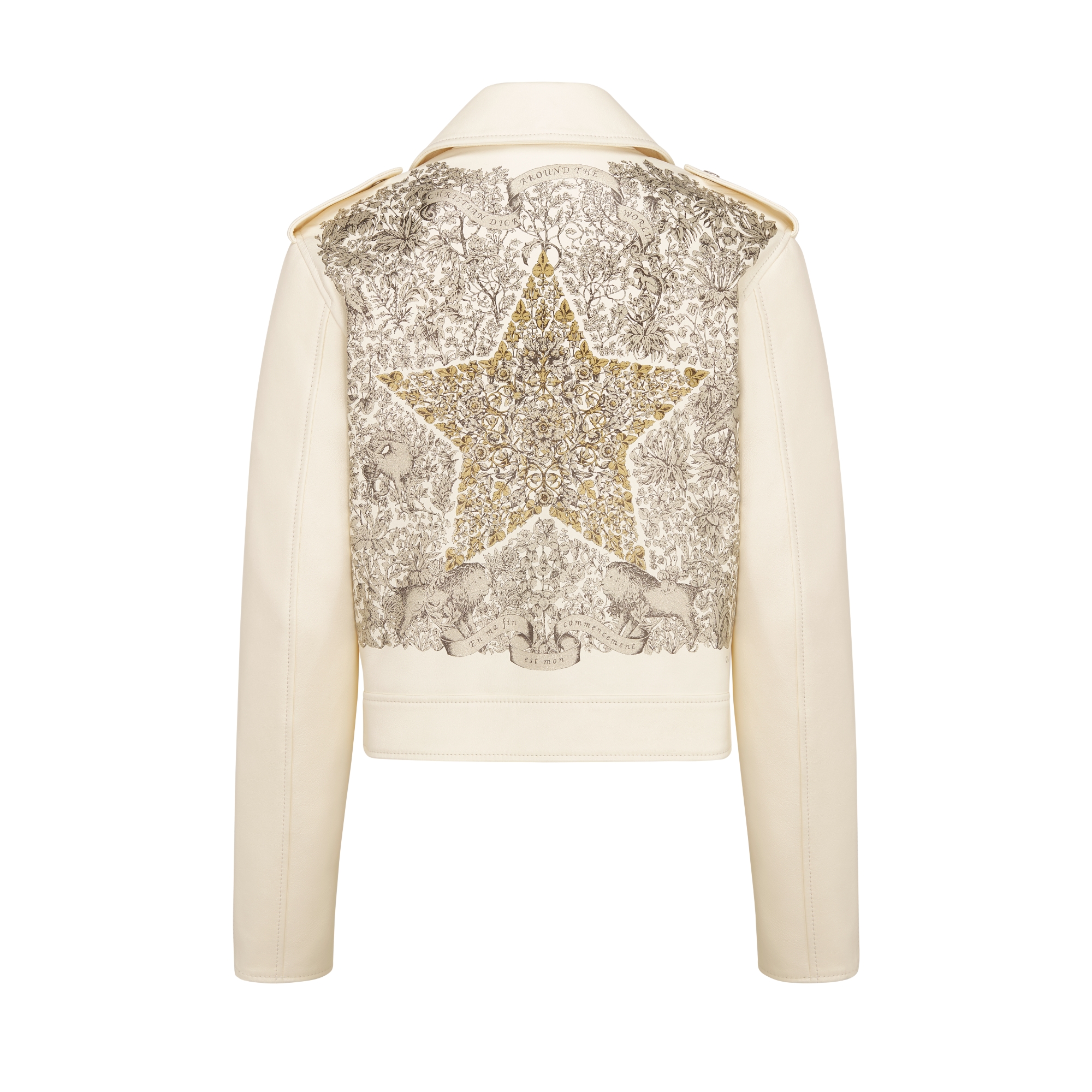 DIOR | バイカージャケット Dior Around the World ラムスキン