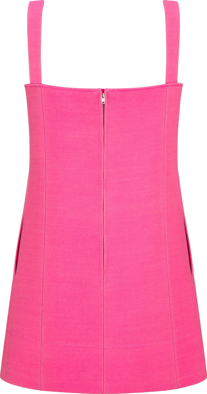 Robe courte Miss Dior Laine et soie rose | DIOR