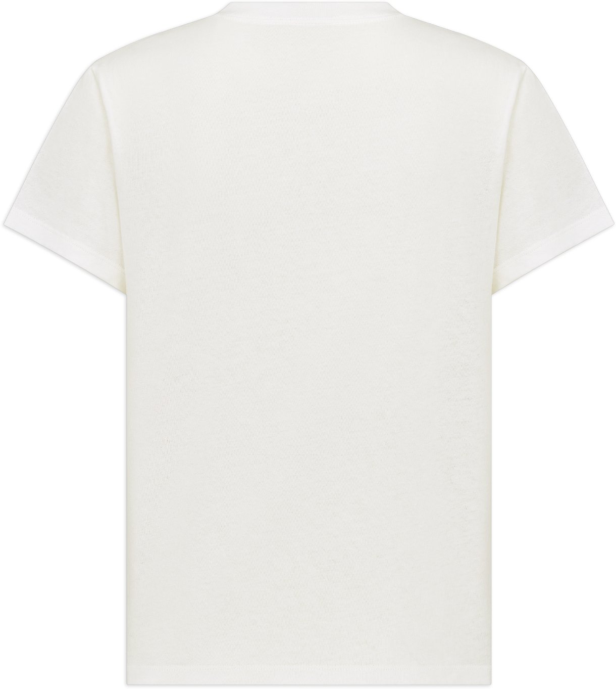 T-shirt Miss Dior Jersey di cotone écru con motivo Miss Dior Graffiti ...