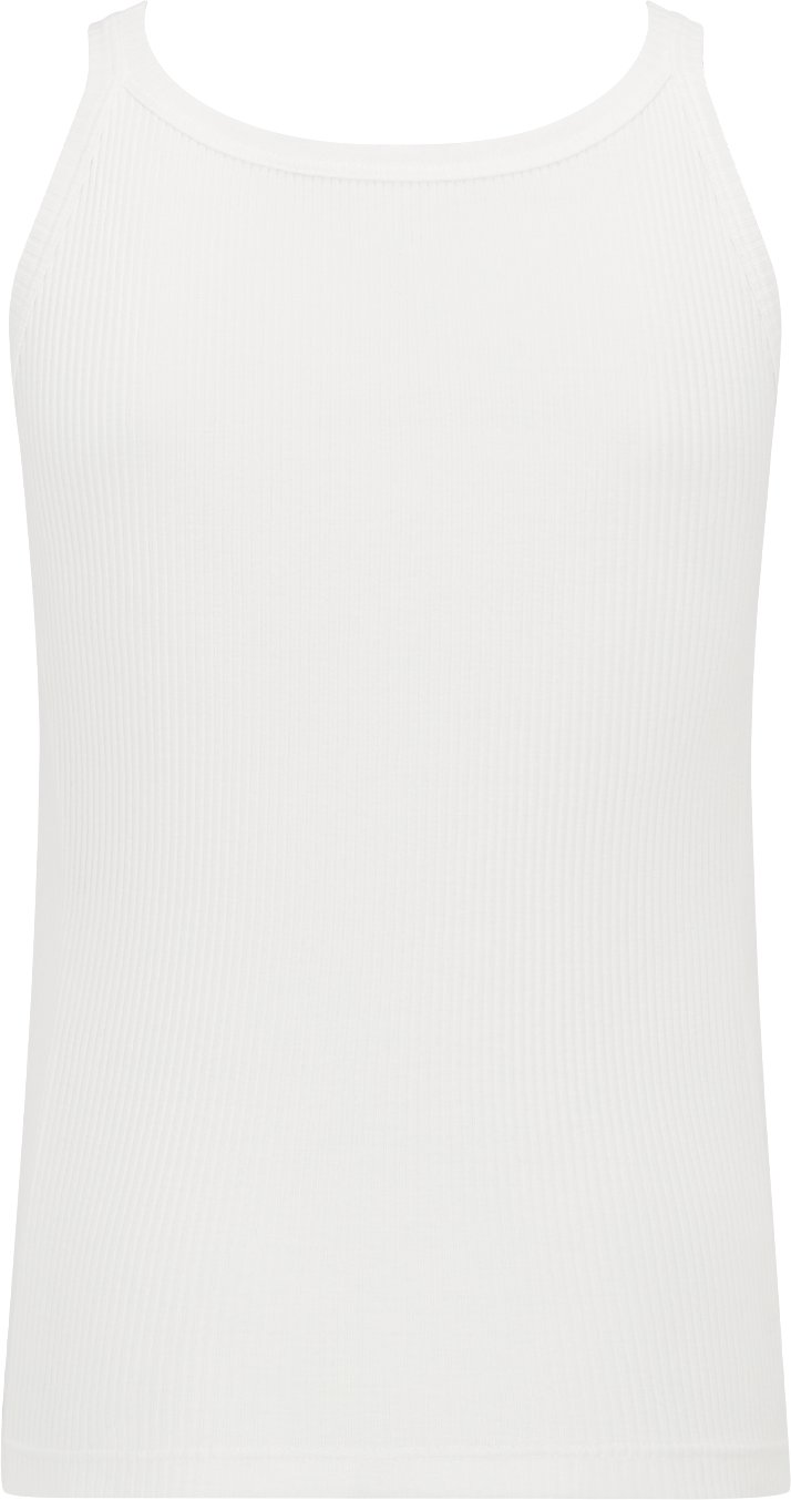Miss Dior Tank Top White Ribbed Cotton Jersey with Bright Pink Miss ...