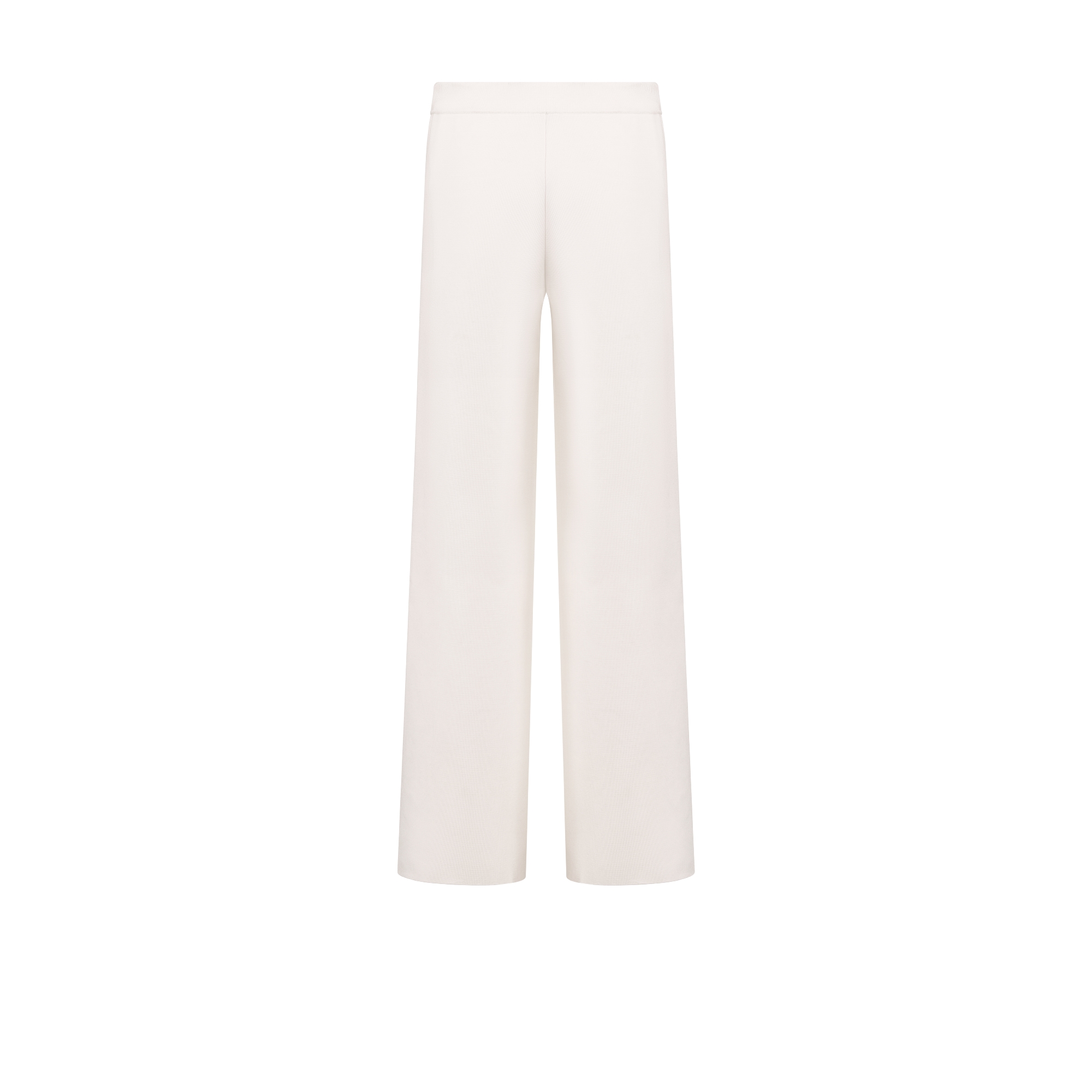 Flared Pants Ecru Compact Technical Knit with Black Dior Graphique ...