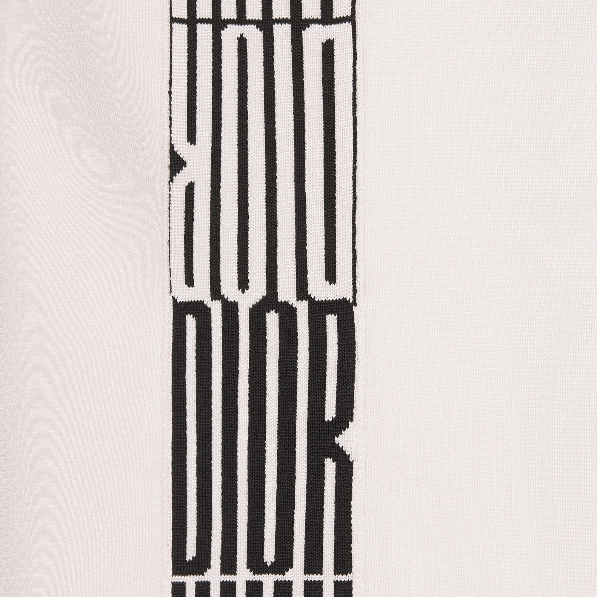 Tank Top Ecru Compact Technical Knit with Black Dior Graphique Motif | DIOR