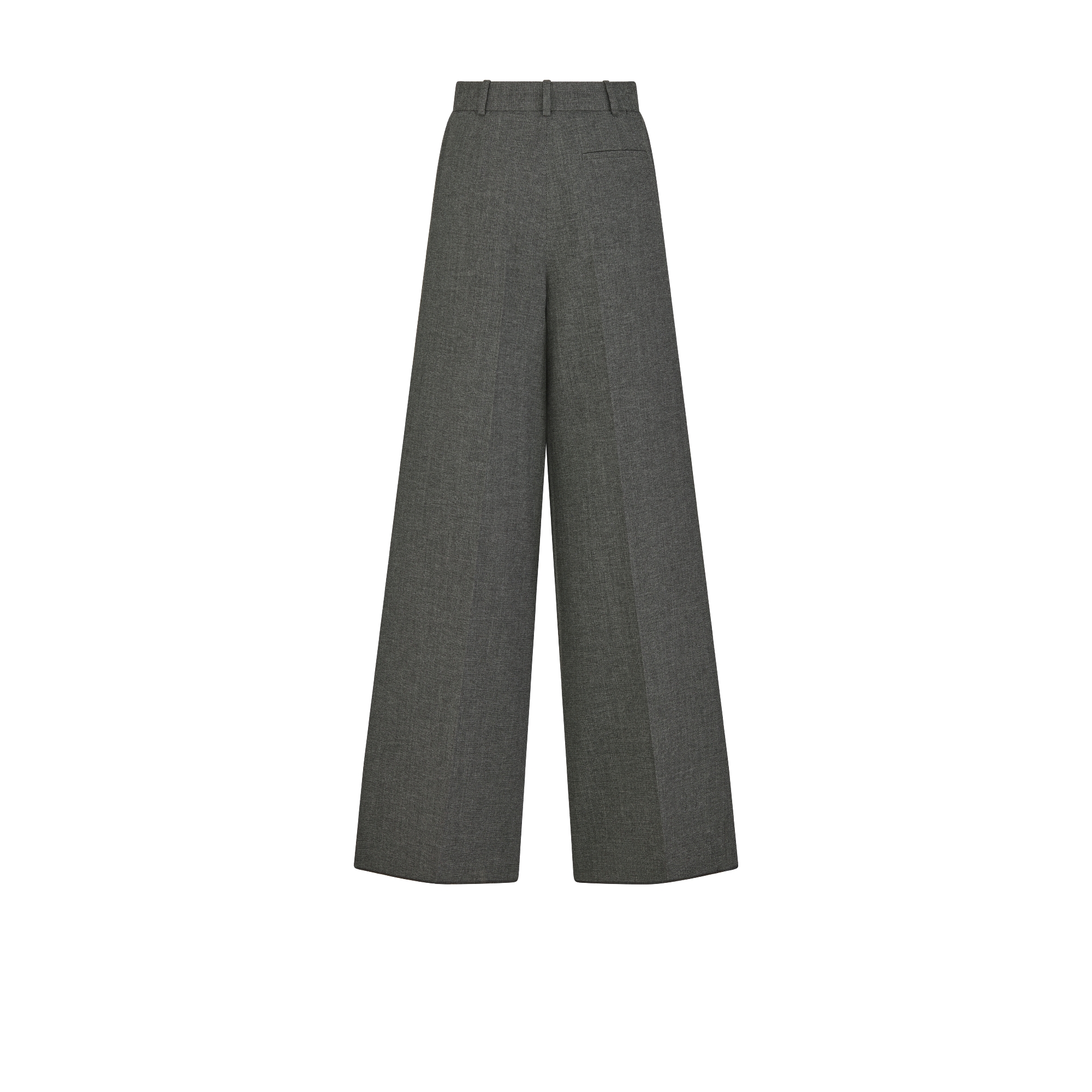Wrap Pants Gray Wool Tweed | DIOR