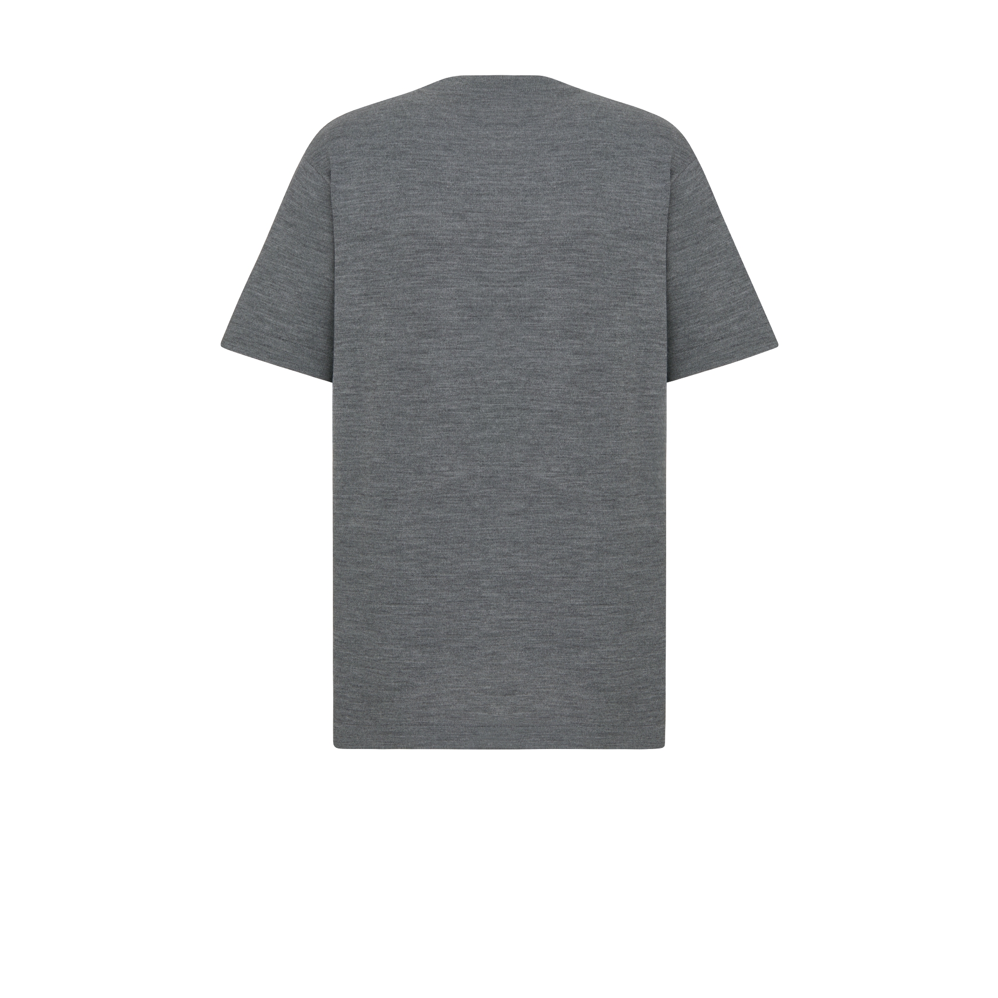 Diorling T-Shirt Gray Wool-Blend Jersey | DIOR