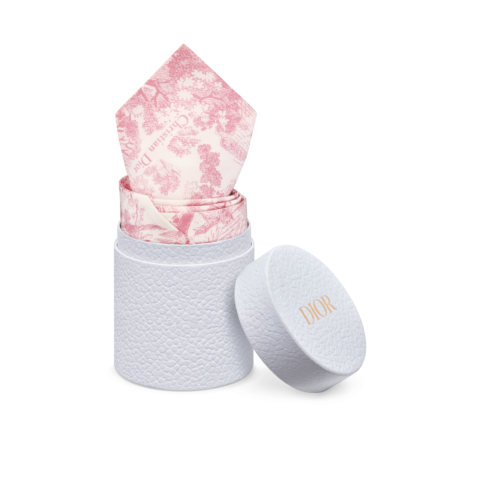 Dioriviera Maxi Toile de Jouy Sauvage Mitzah Scarf White and Candy Pink ...