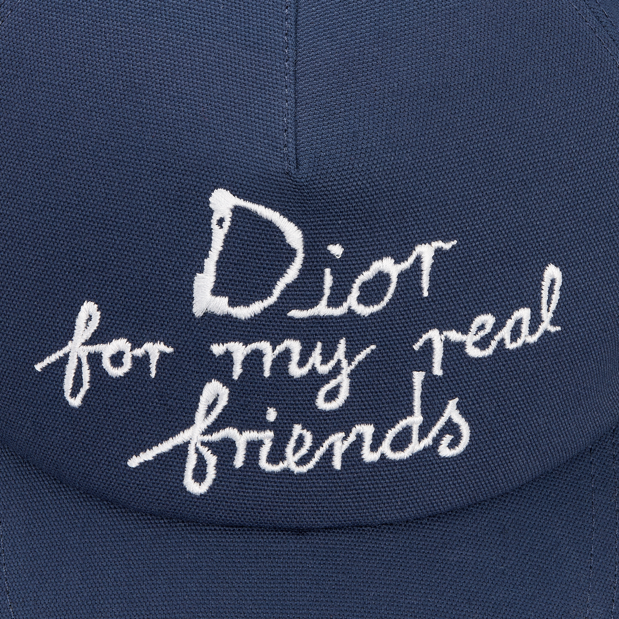 DIOR AND HYLTON NEL Cap Navy Blue Cotton | DIOR