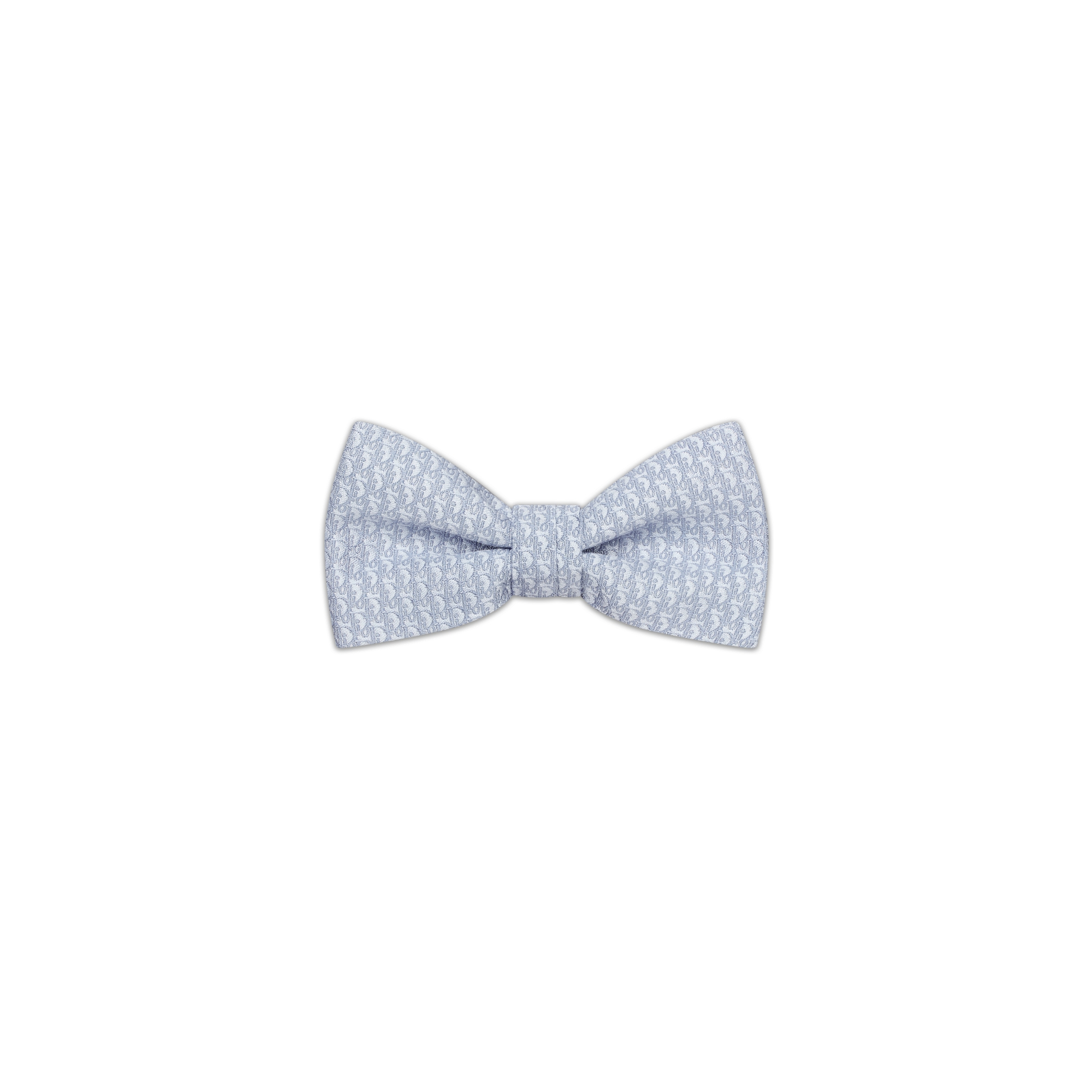 Dior Oblique Pocket Square Light Blue and Blue Silk | DIOR