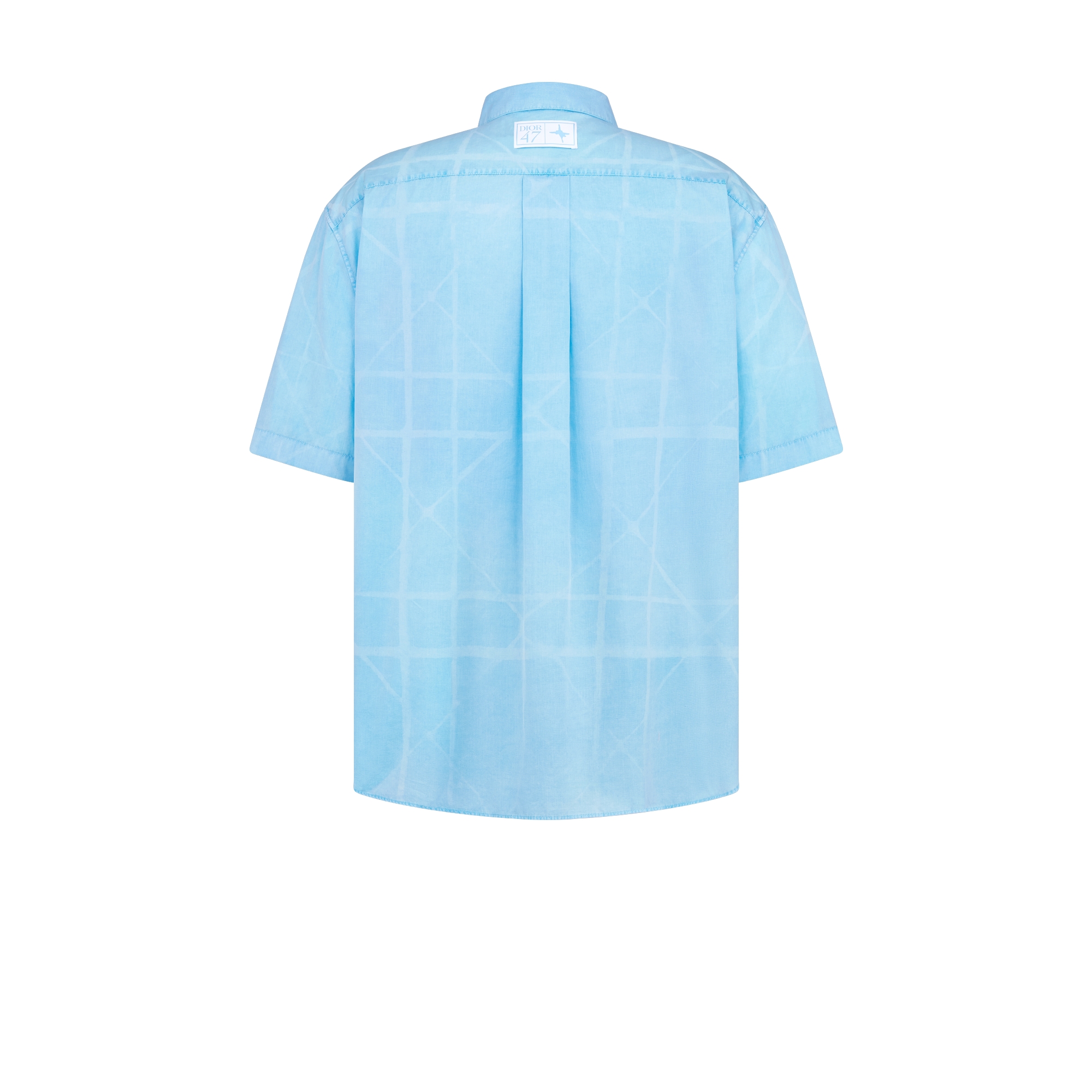 Camicia a maniche corte DIOR AND LEWIS HAMILTON Popeline di cotone blu ...